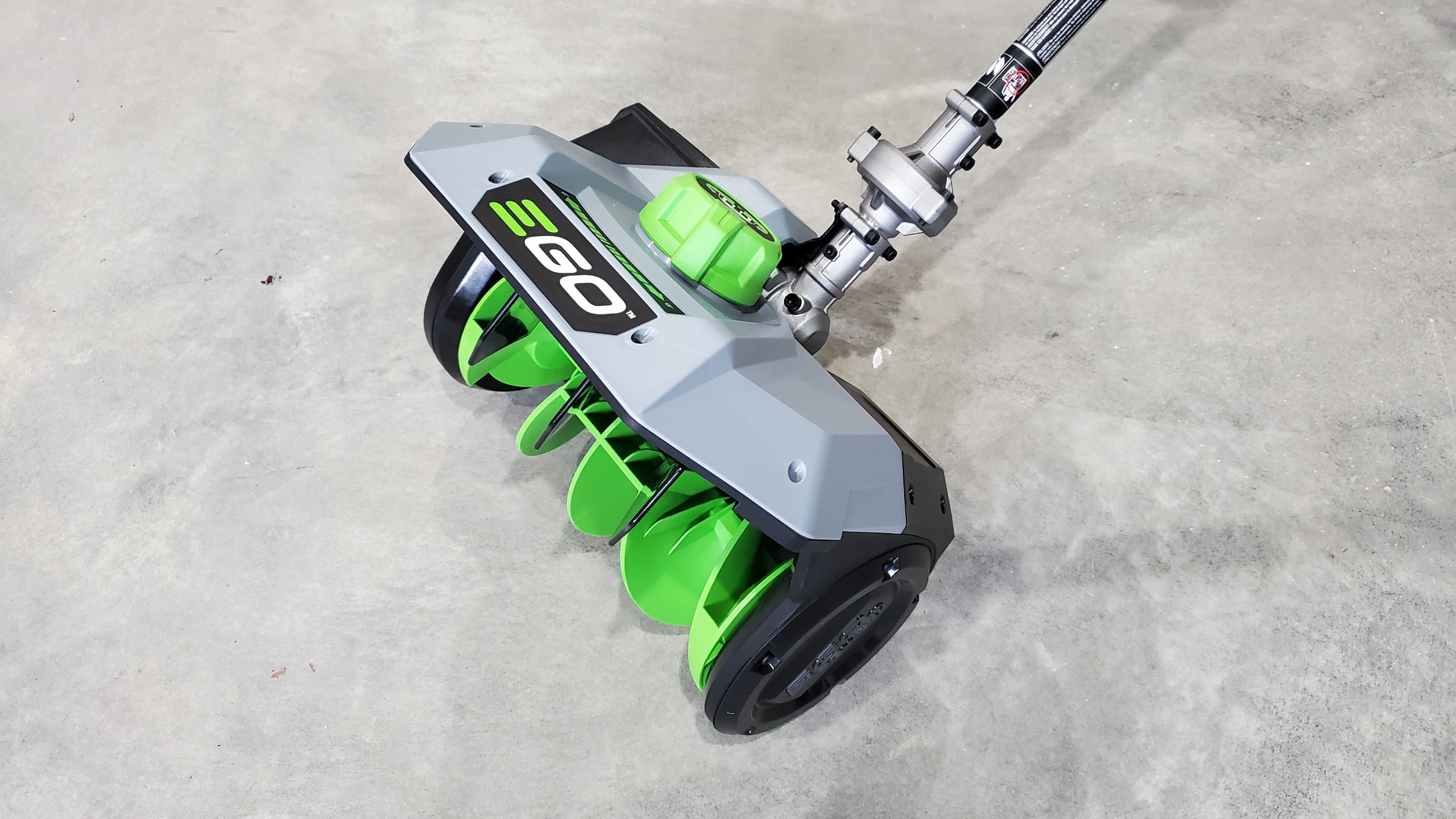 Watch EGO Power Snow Shovel Attachment Overview on Amazon Live