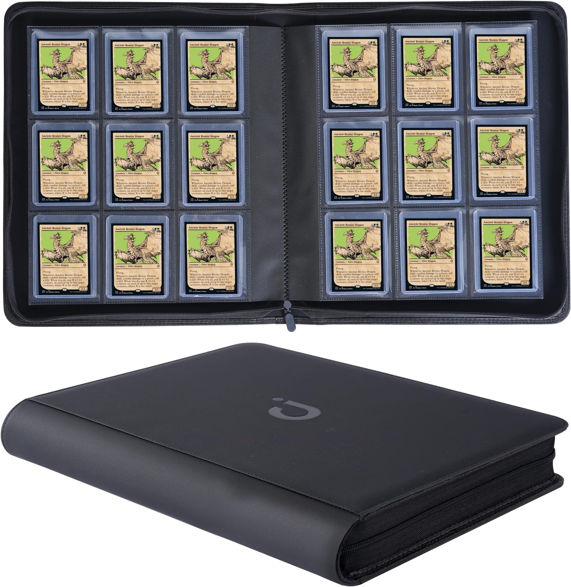 Amazon.com: Rayvol Toploader Binder, Holds 252 Toploaders 9-Pocket Top ...