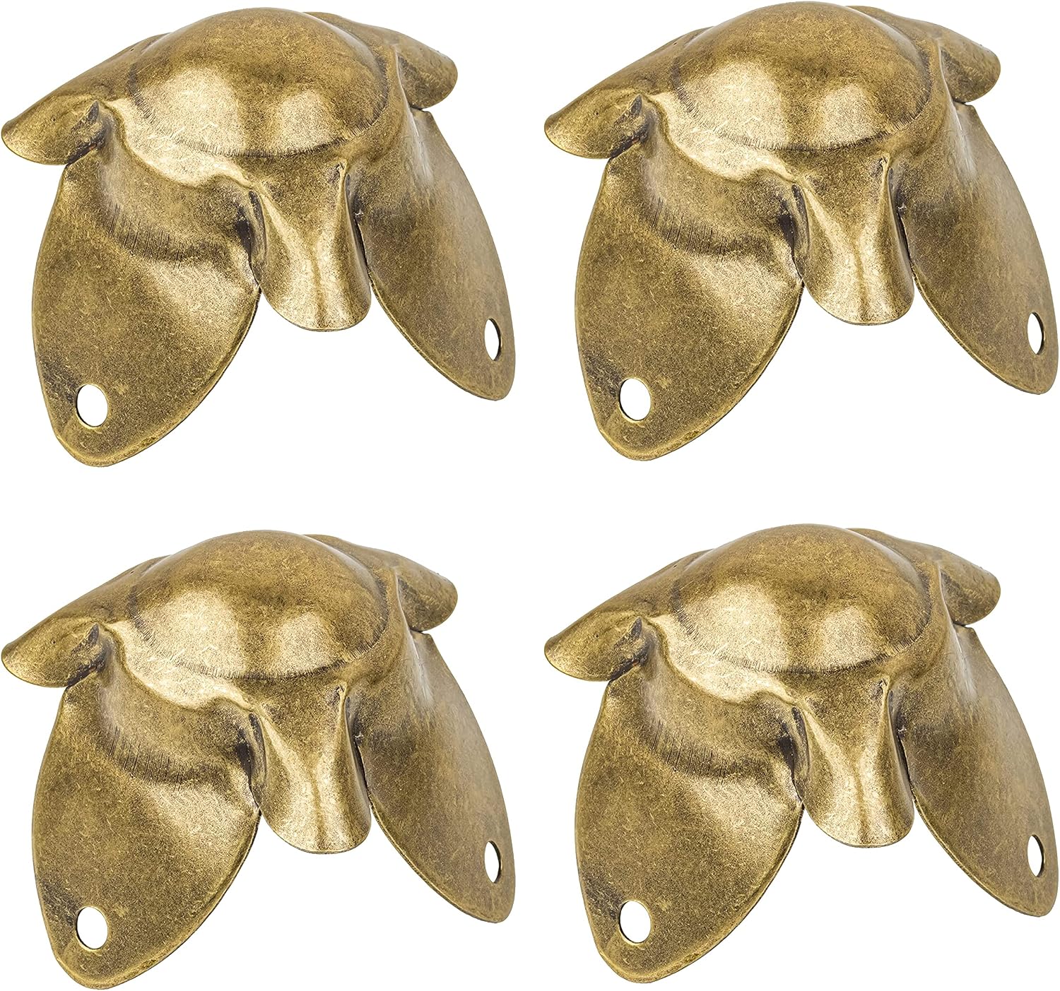 Amazon.com: Extra Large Antique Brass Trunk Corner Protector | Pack of ...