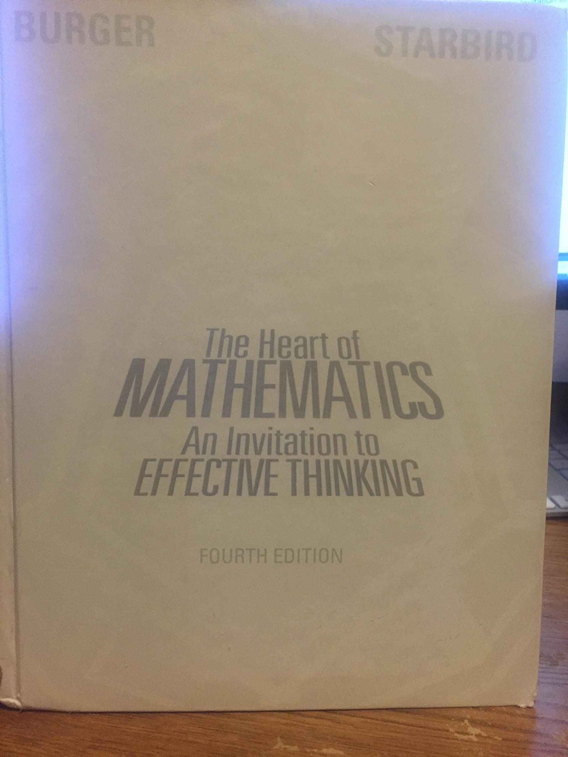 Amazon.com: The Heart of Mathematics: An Invitation to Effective ...