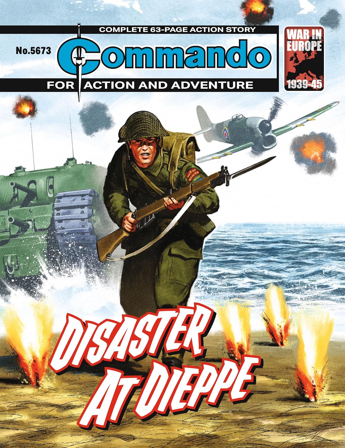 Amazon.com: Commando #5673: Disaster At Dieppe eBook : Knighton, Andrew ...
