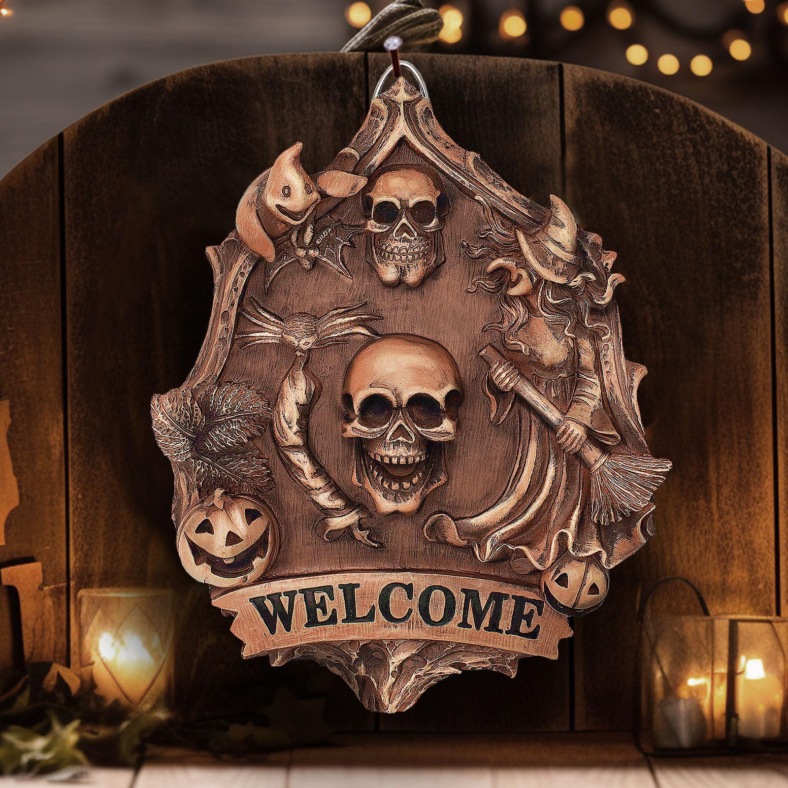 Resin 3D Welcome Door Sign, Front Door Decor, made with durable resin ...