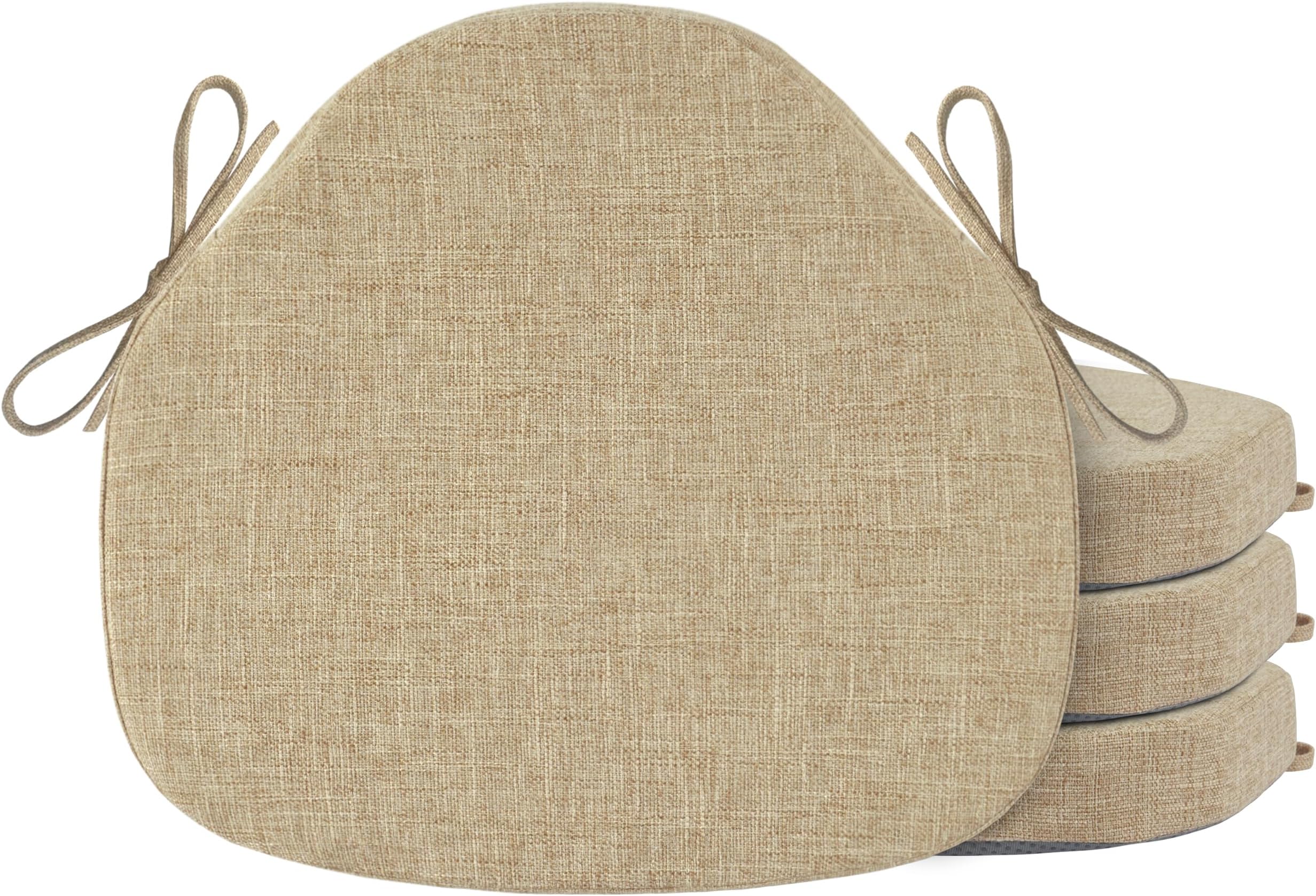 OVOV Windsor Lot de 4 coussins de chaise pour chaises de salle à manger ...