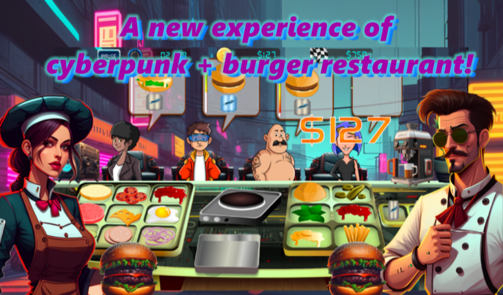 Cyber Burger：Cooking Restaurant - App on Amazon Appstore