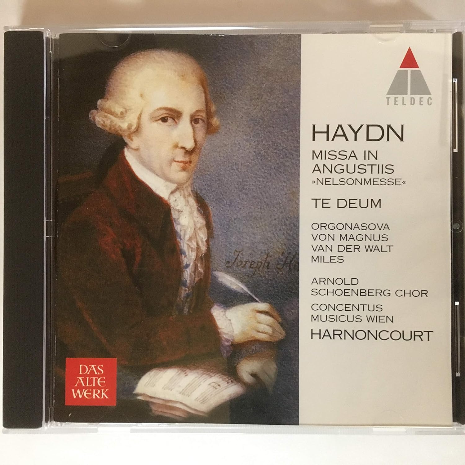 Haydn: Nelson Mass & Te Deum by Nikolaus Harnoncourt: Amazon.co.uk: CDs ...