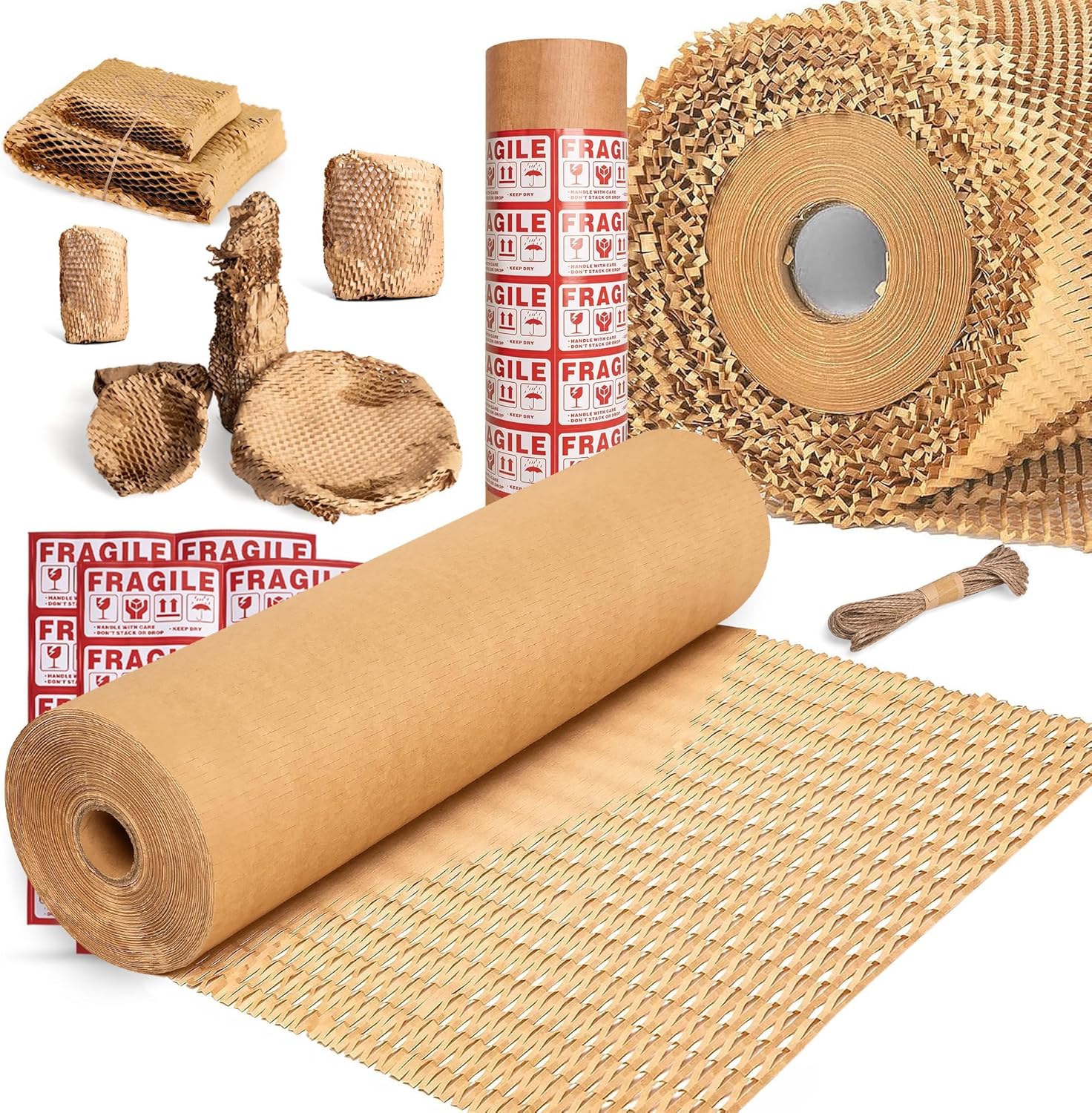 Amazon.com : Honeycomb Packing Paper for Moving – 15” x 2400 ...