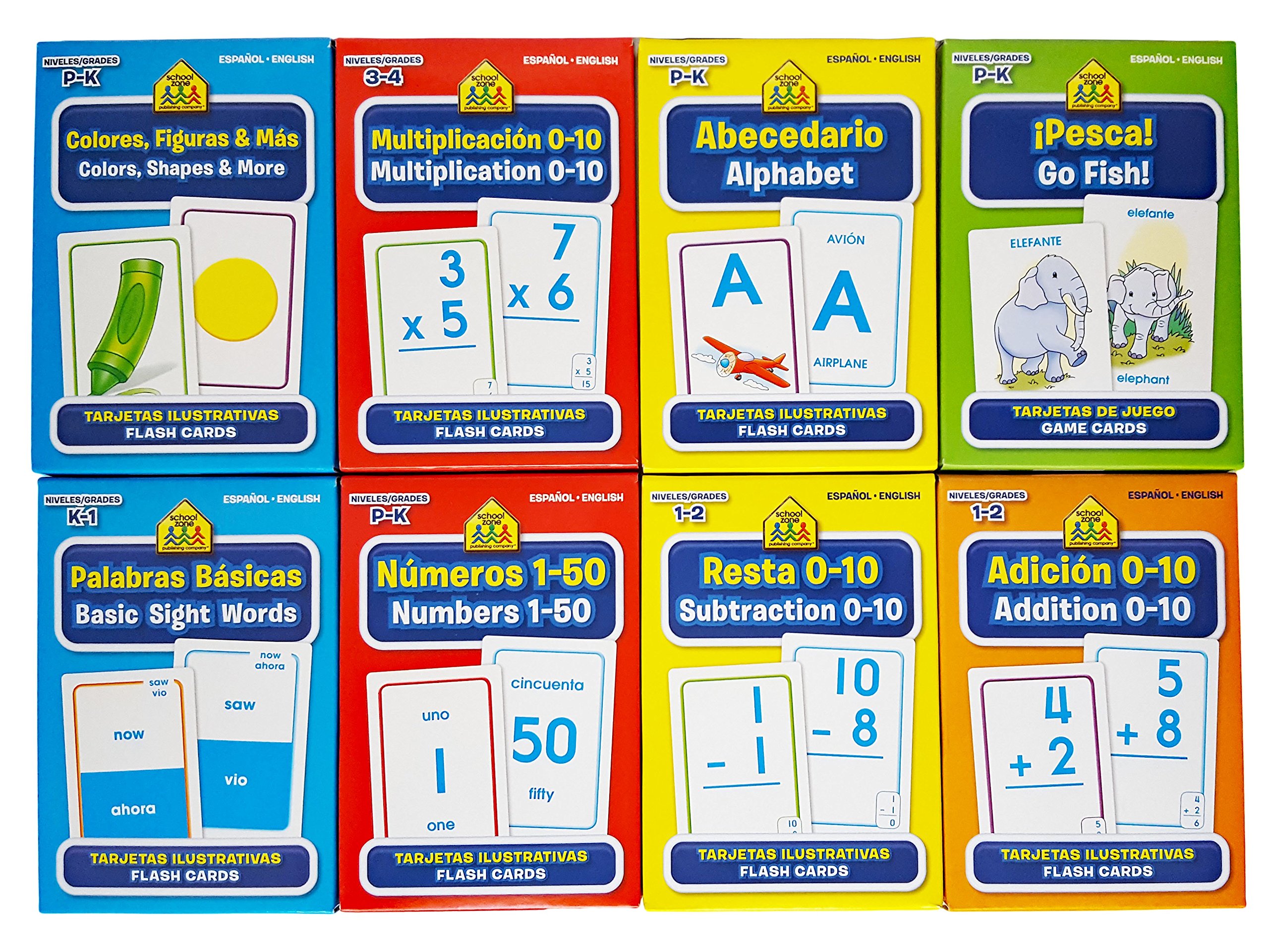 Buy School Zone Spanish English Bilingual Flash Cards 8 Pack Addition buy-school-zone-spanish-english-bilingual-flash-cards-8-pack-addition