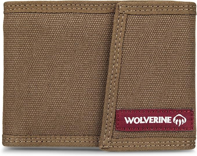 Amazon.com: WOLVERINE Men's Wallet | Velcro Closure | RFID Blocking ...