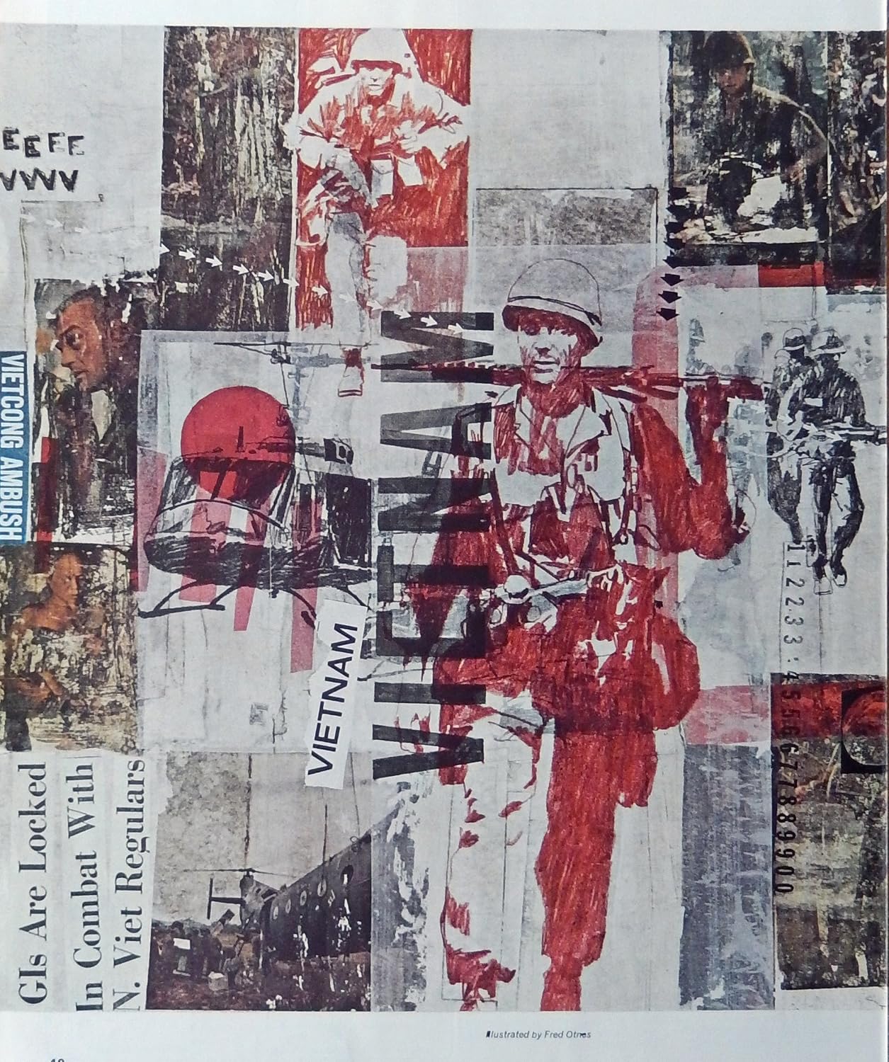 Amazon.com: Fred Otnes, 60's Color Illustration, scarce print art ...