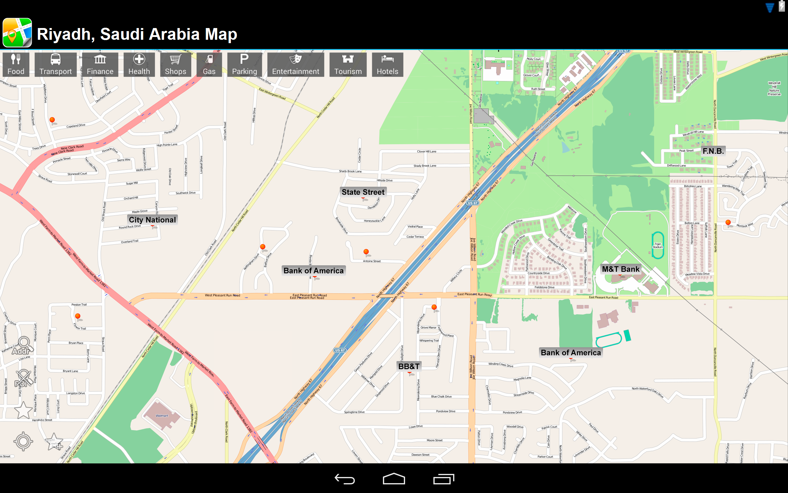 Riyadh, Arabia Saudí Mapa Offline: PLACE STARS:Amazon.es:Appstore for ...