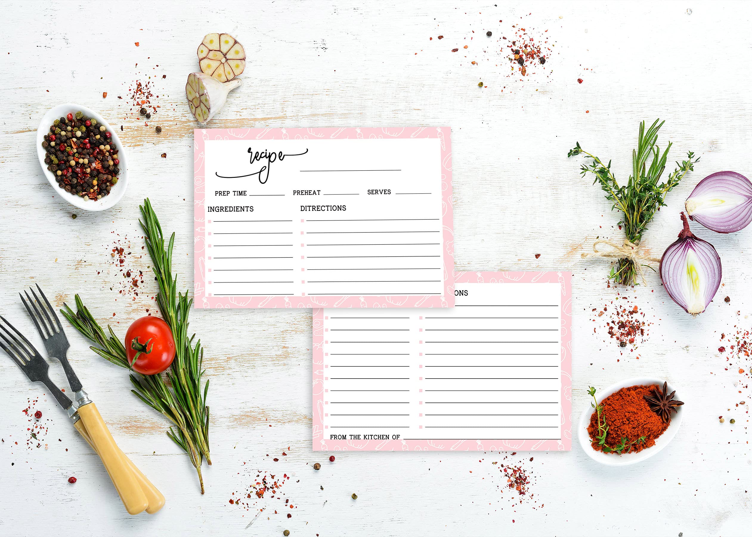 4x6 Recipe Card With Border Free Printable Fall Recipe Cards • Rose