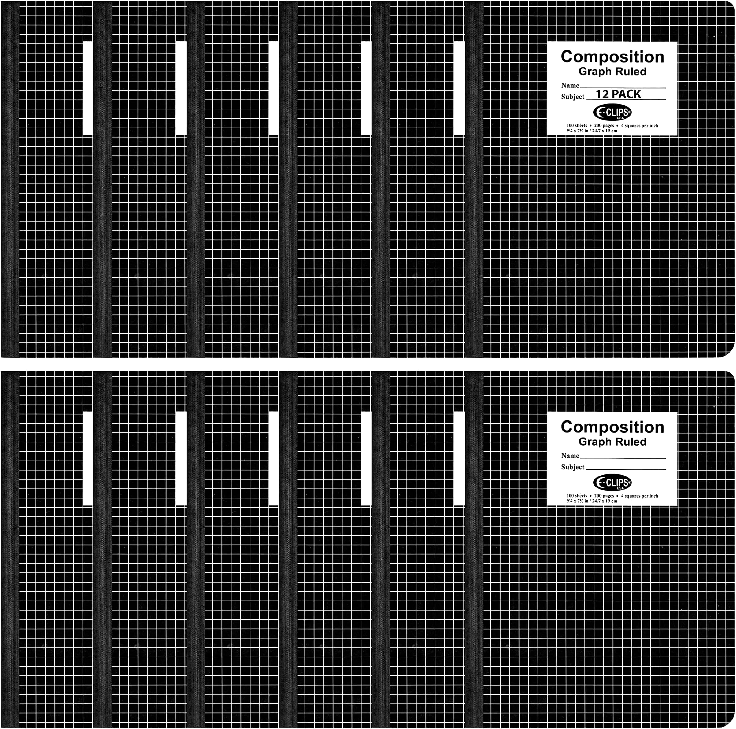 Amazon.com : 1InTheOffice Composition Notebooks, Graph Ruled Paper ...