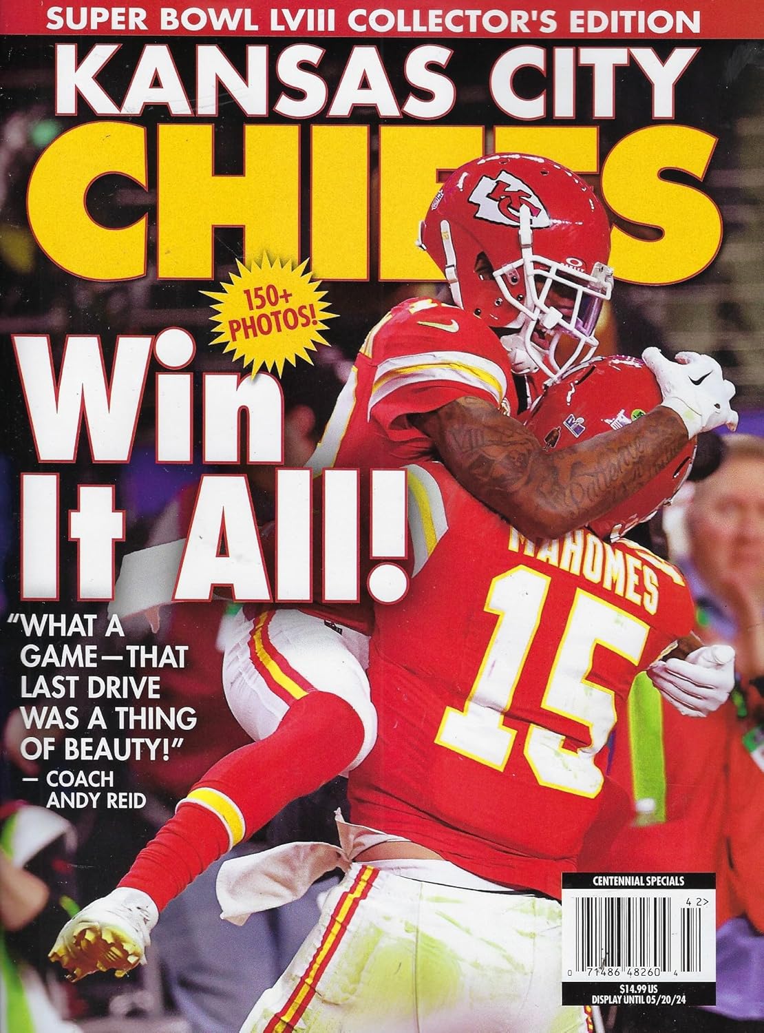 Kansas City Chiefs Win it all Magazine 2024 150+ Photos: Amazon.com: Books