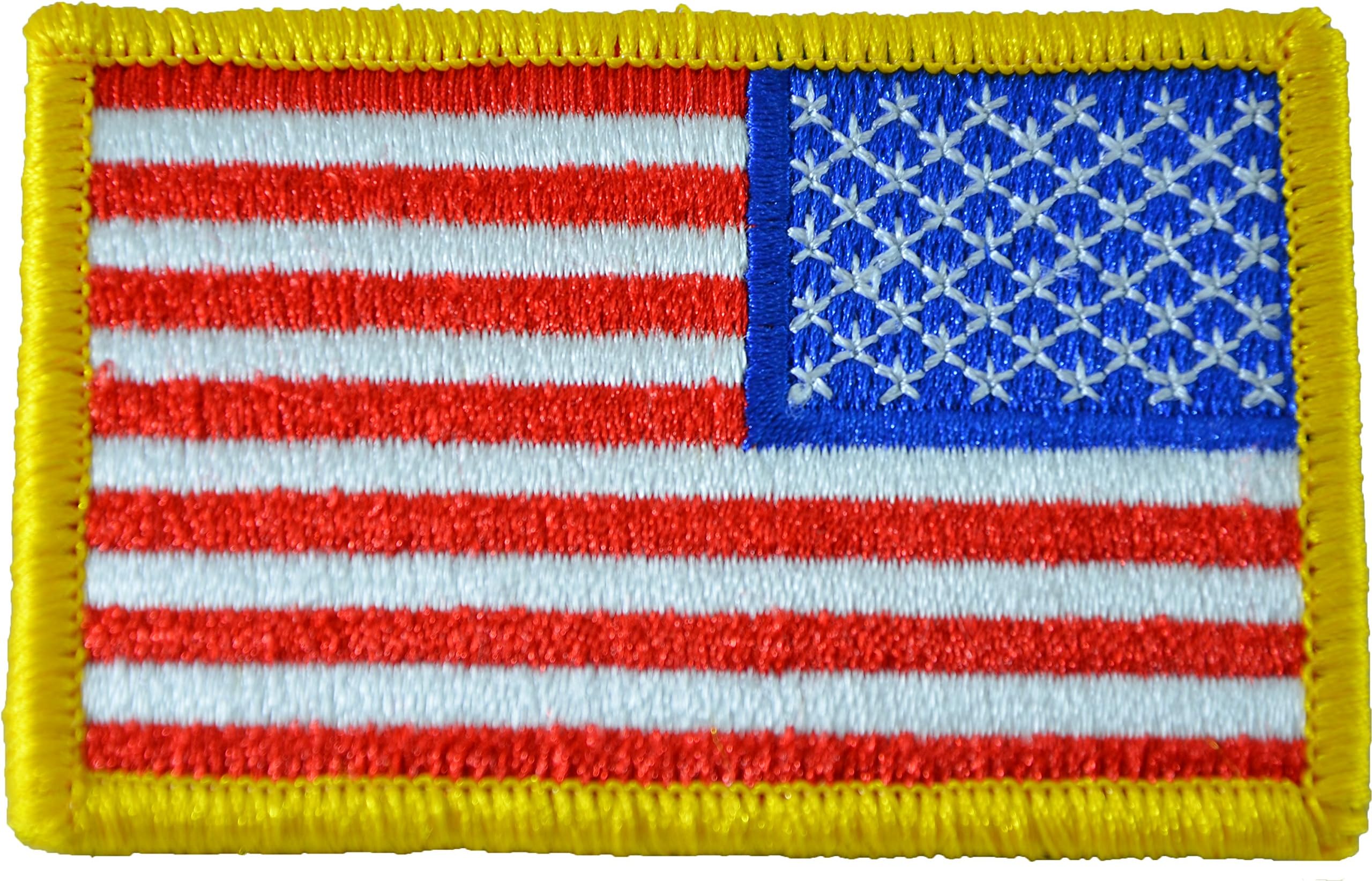 Amazon.com: Tactical Reverse USA Flag Patch - American Flag 2"x3" - by ...