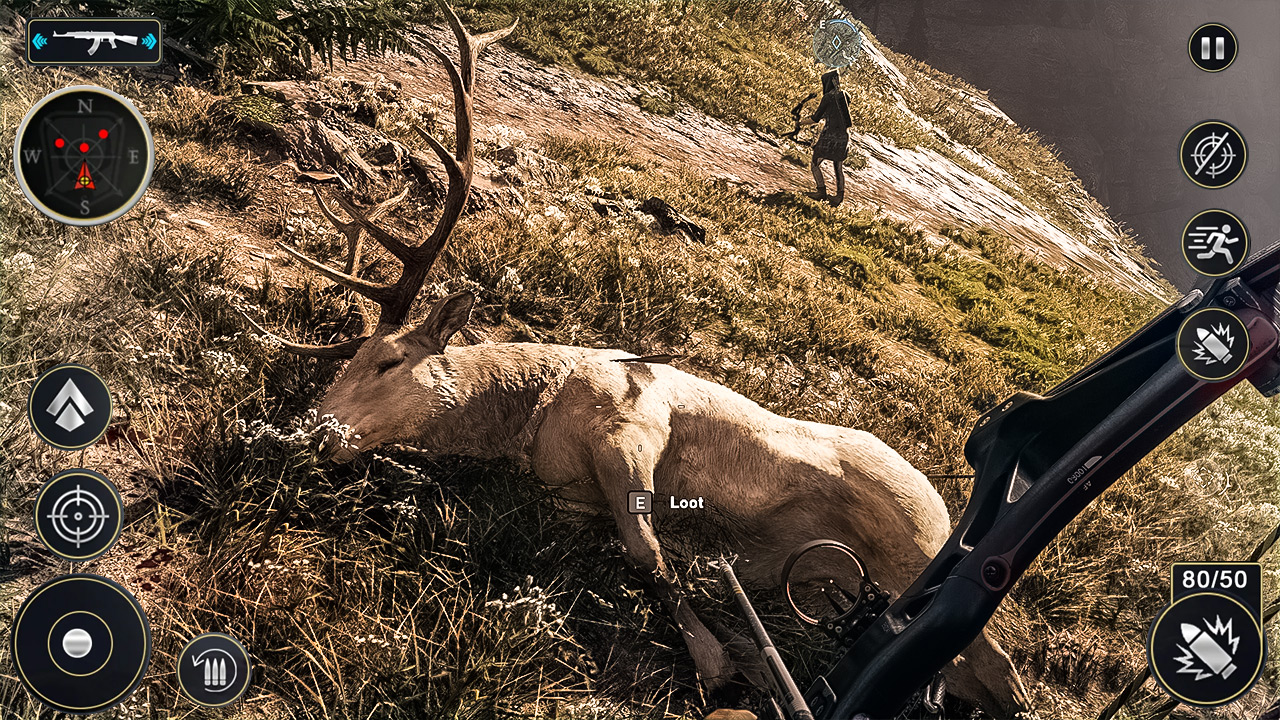 Wild Animal Deer Hunter Clash Survival Simulator: Real Deer Simulator ...