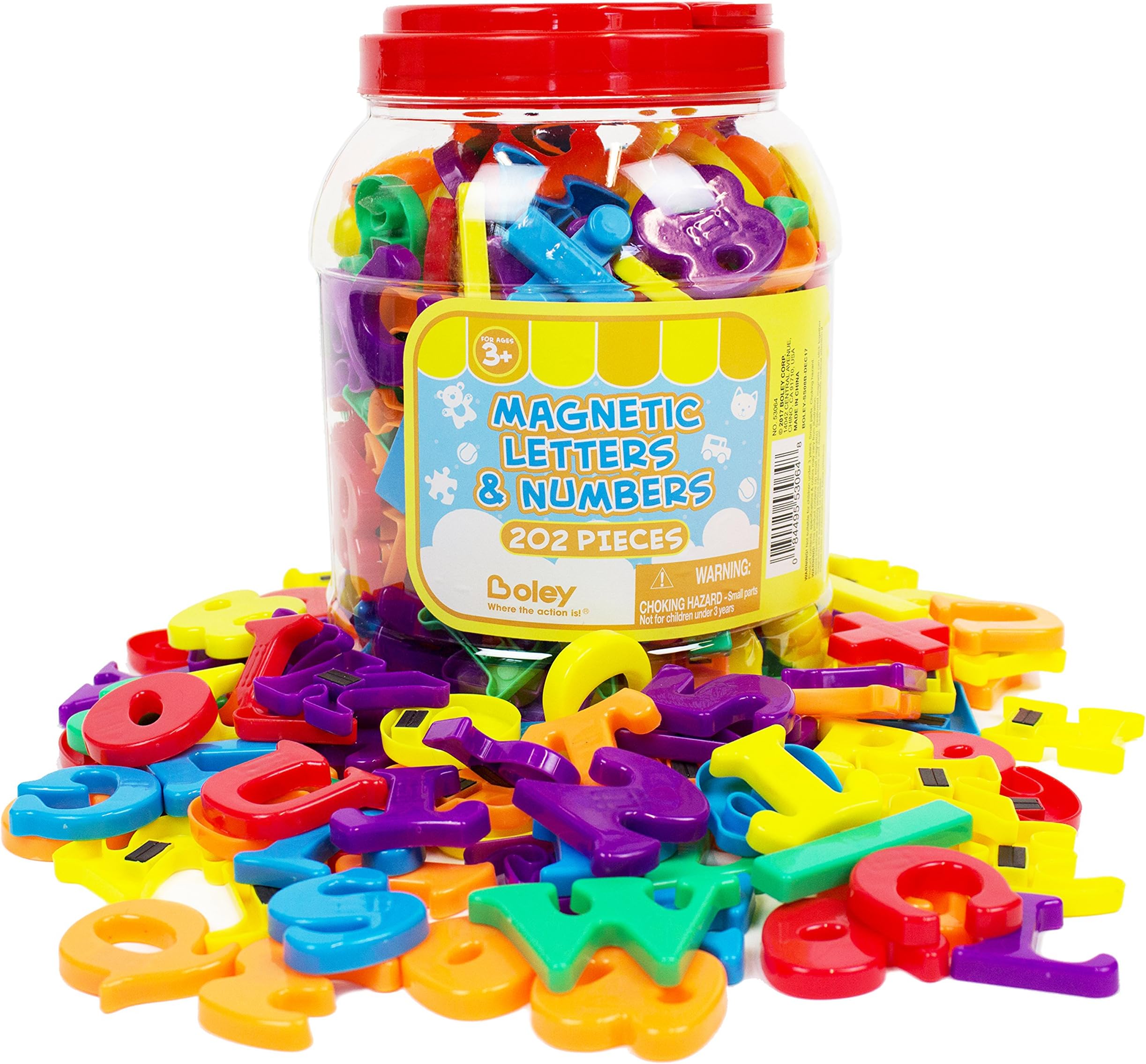 Amazon.com: JoyCat 78PCS + 104PCS Magnetic Letters Numbers Alphabet ...