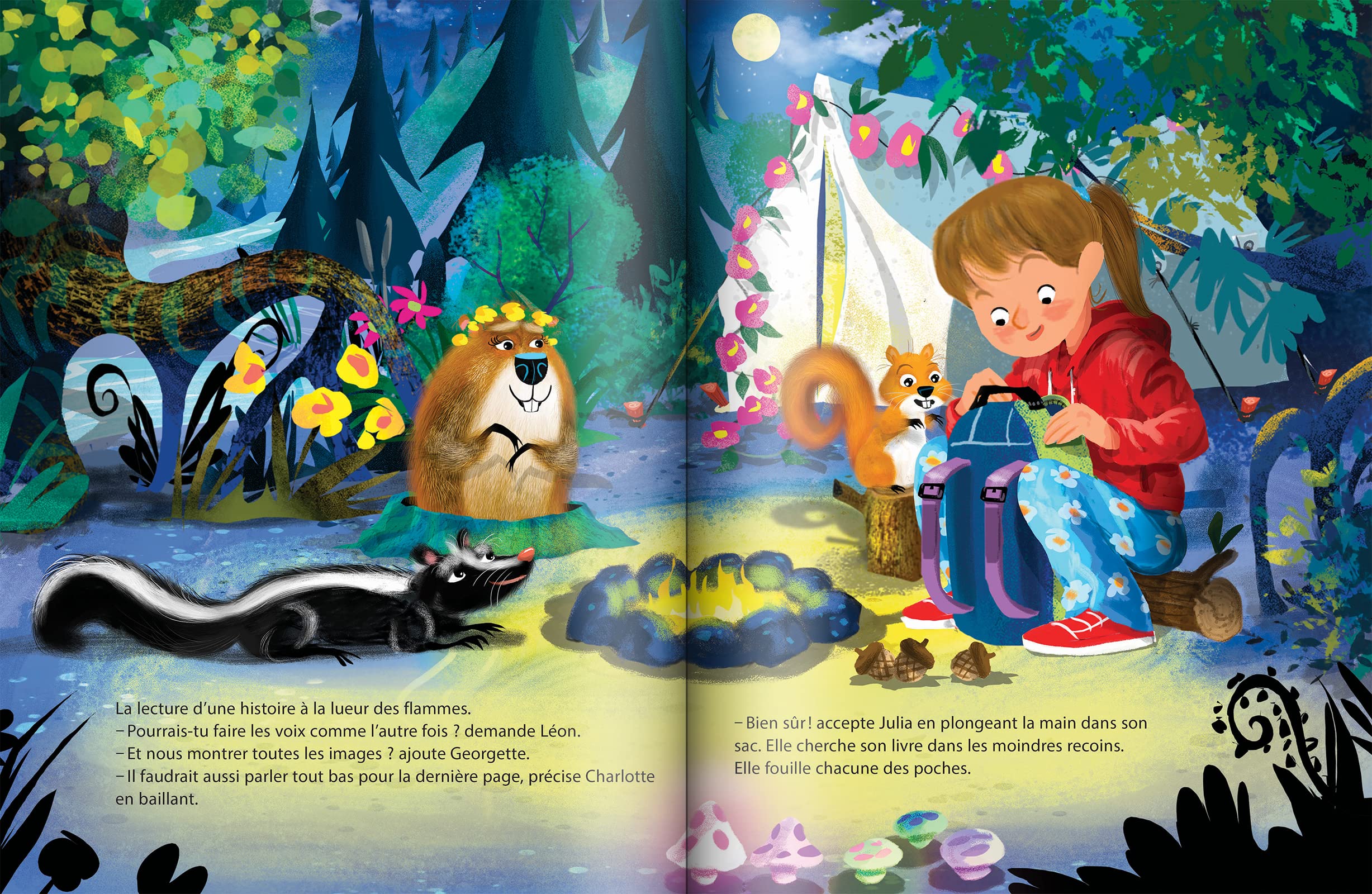 Voyage de nuit à la bibli, d’Andrew Katz, Juliana Léveillé-Trudel, et ...