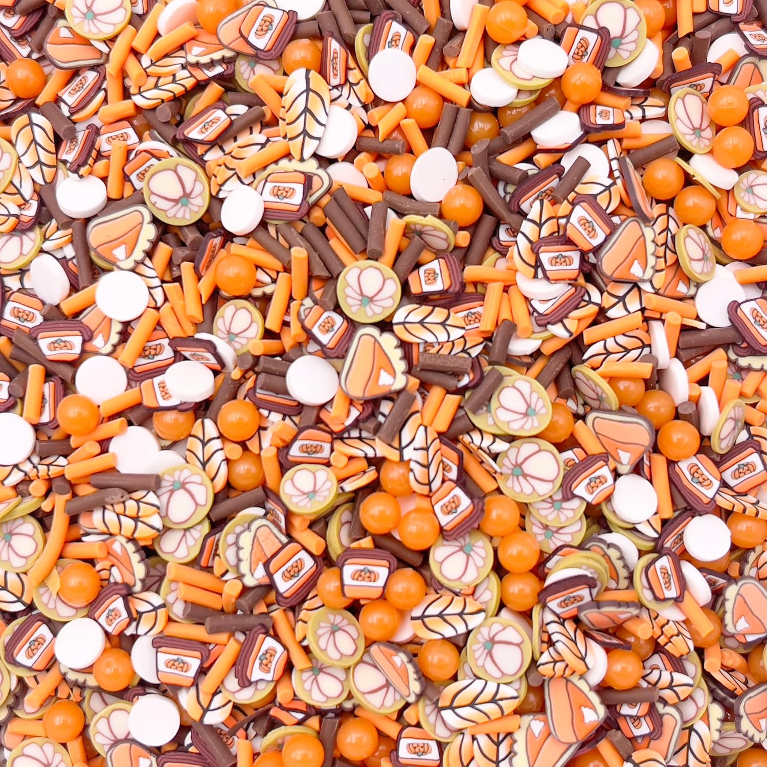 Amazon.com: 15g Fall Time Polymer Clay Sprinkles Mix, Seasonal Polymer ...