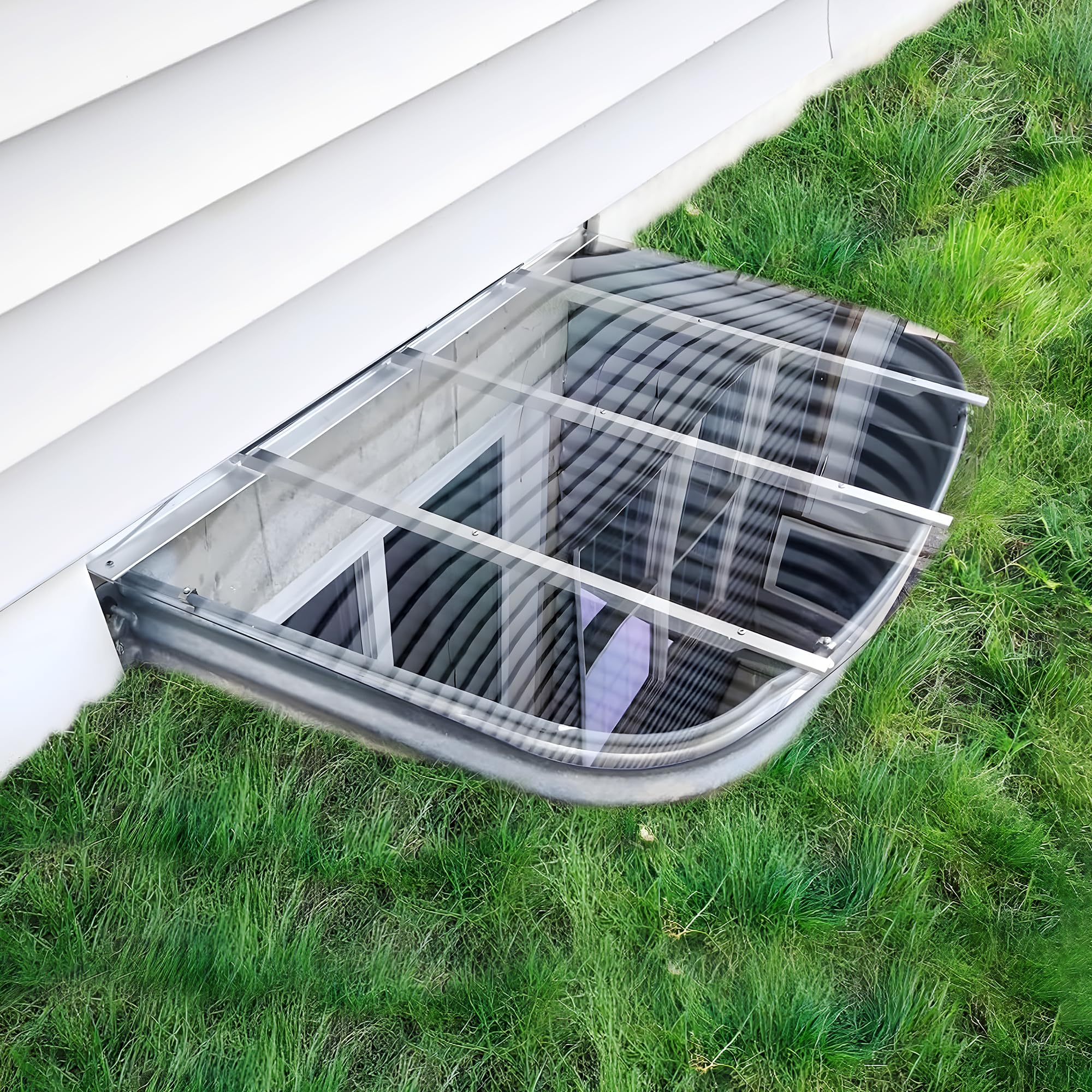 Basement Window Covers Just Cover It Clear Polycarbonate Heavy Duty ...