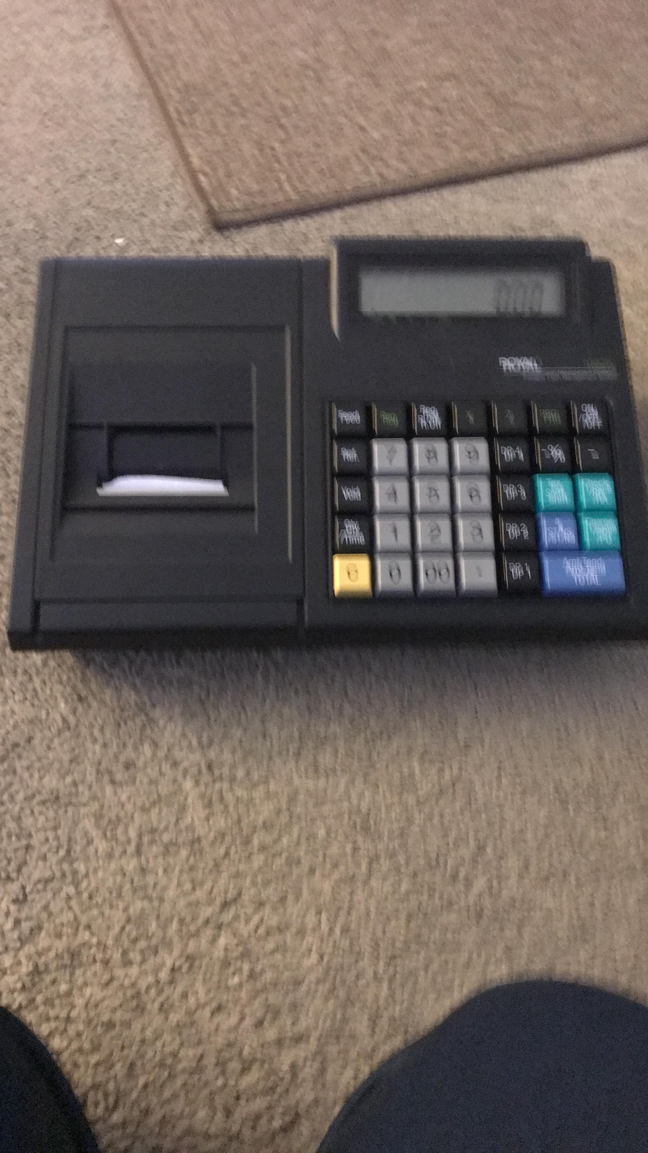 Amazon.com : Royal 100CX Portable Electronic Cash Register : Office ...