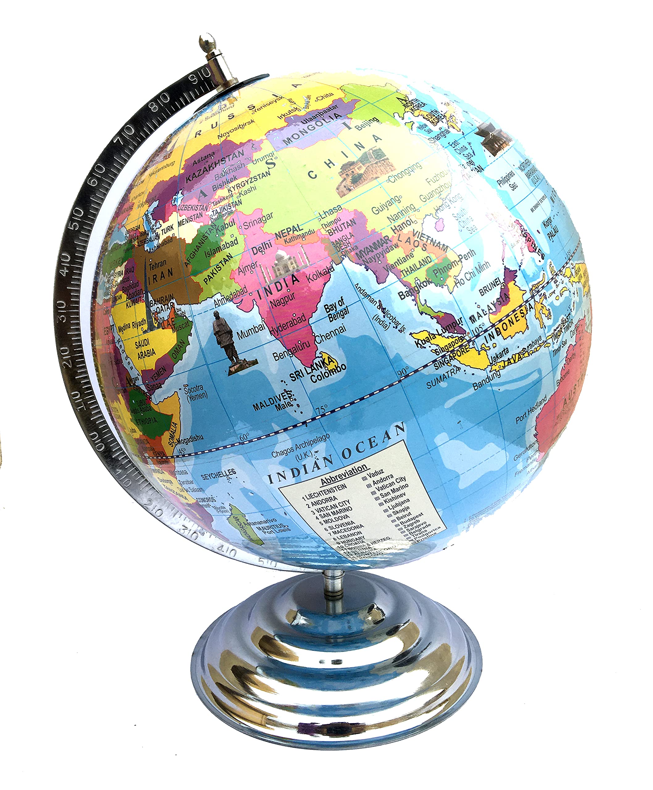 Spinning Globe On Finger