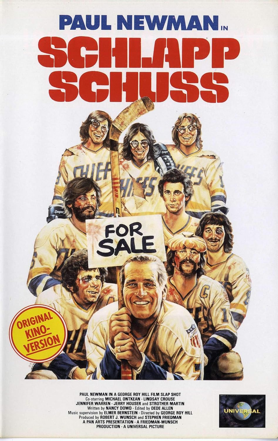 Amazon.com: Schlapp Schuss [VHS] : Paul Newman, Michael Ontkean ...
