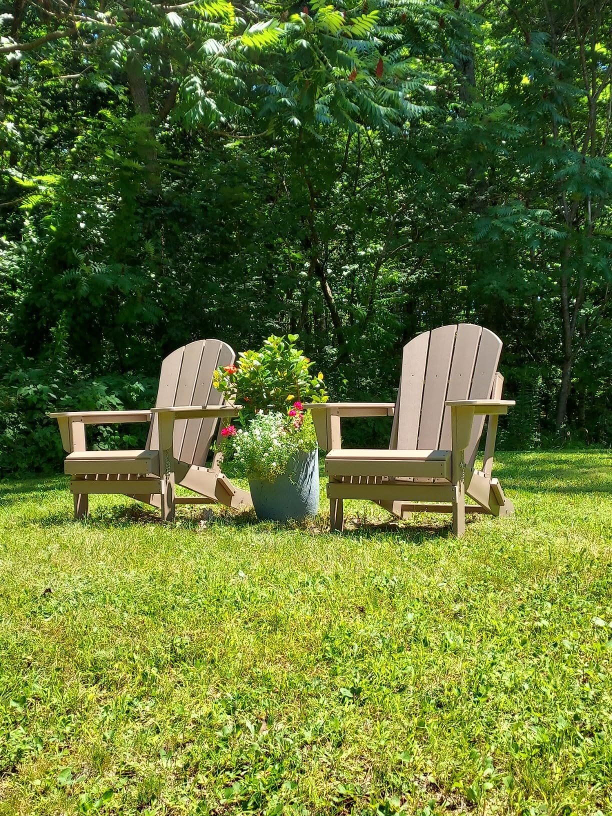 $30/mo - Finance TORVA Folding Adirondack Chair,Fire Pit Chair,Patio Outdoor Chairs All-Weather ...