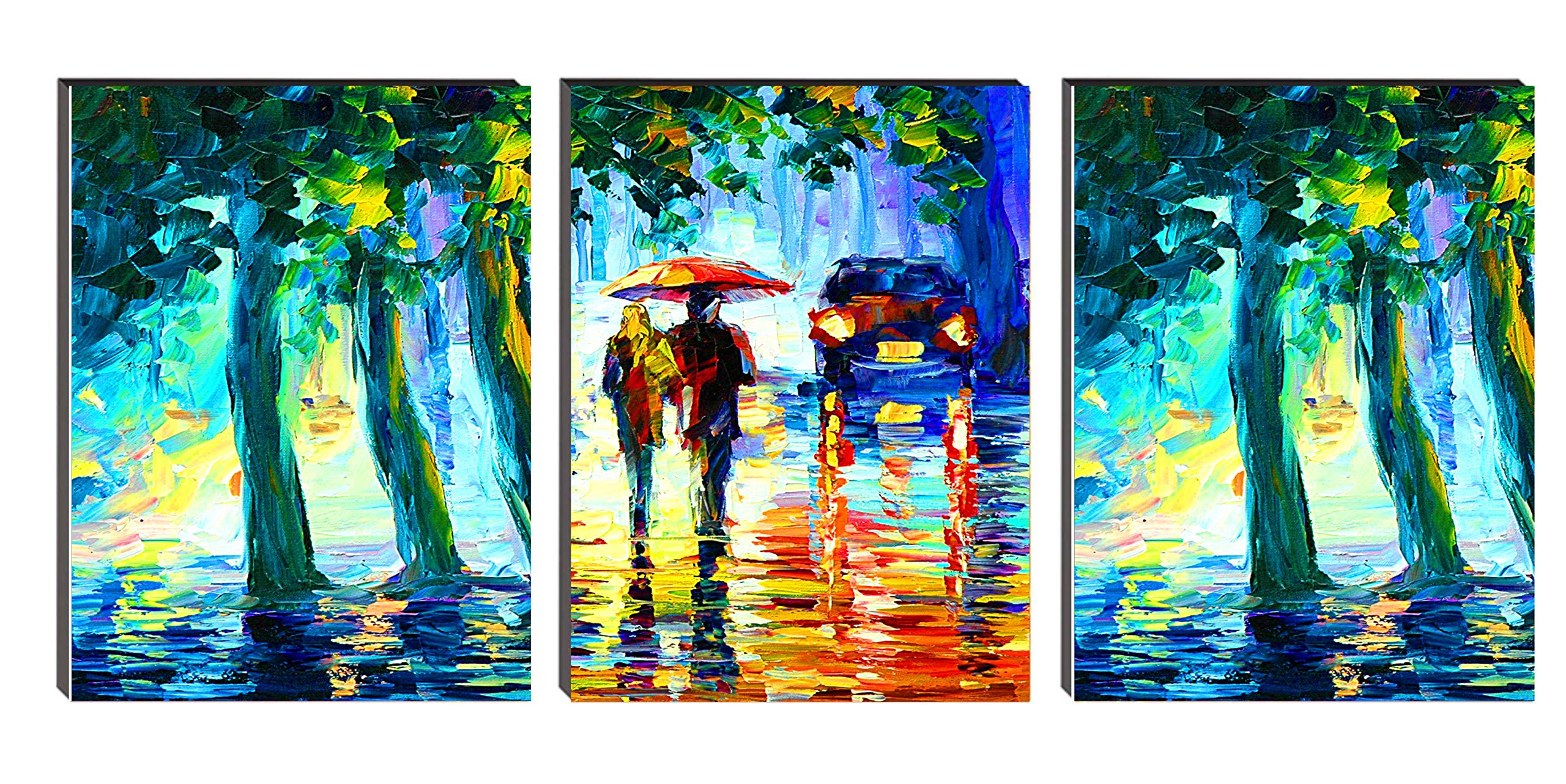 Buy ALL YOUR DESIGN Multiple Frames Split Art Texture MDF Wall ...