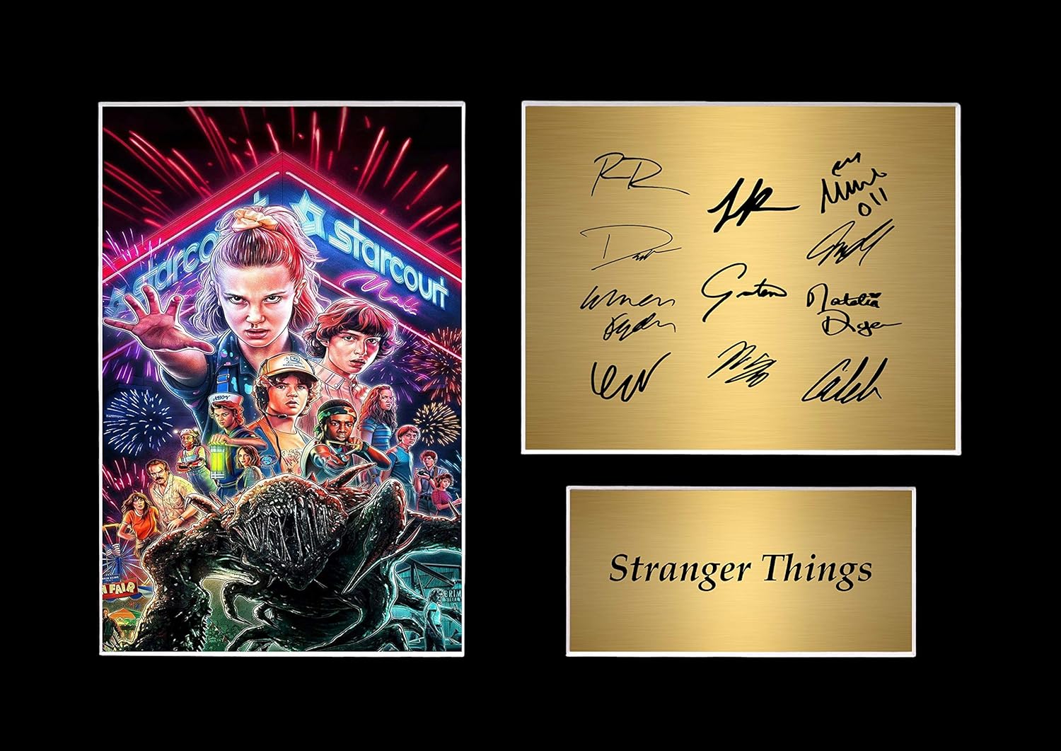 The Signature Shop - Stampa autografata "Stranger Things", formato A4 ...