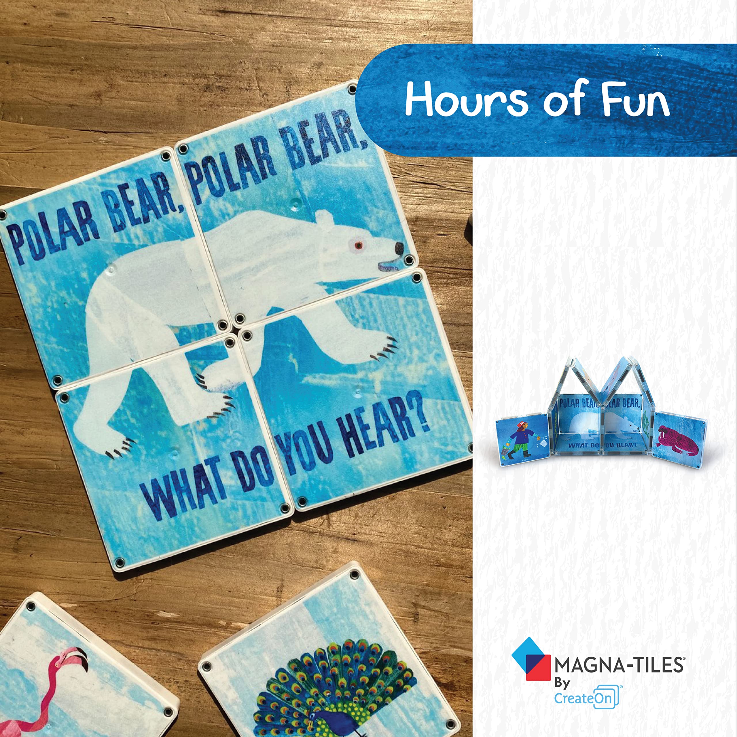 Snapklik.com : CreateOn Magna-Tiles Polar Bear, What Do You Hear Eric Carle