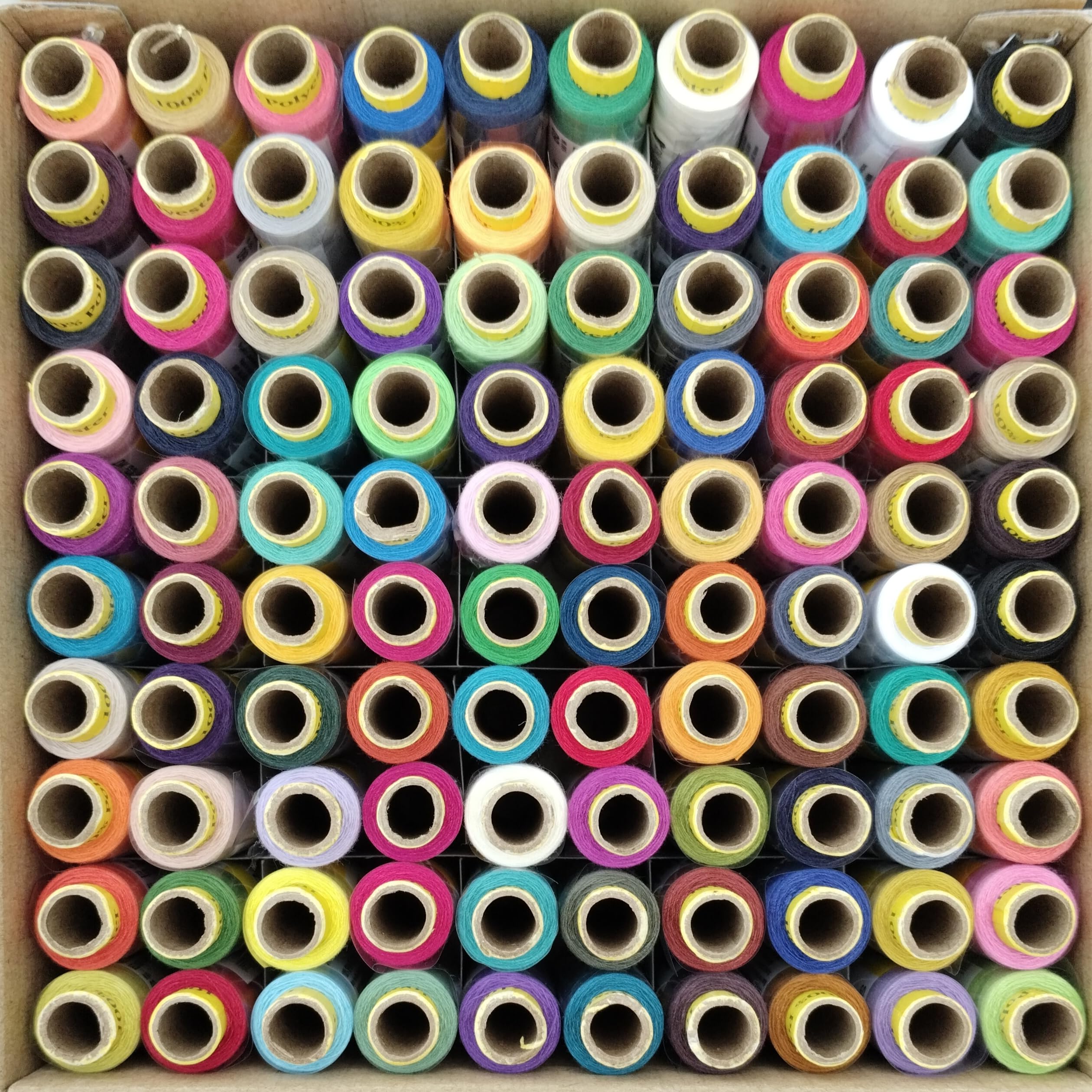 DK Threads 2 PLY Polyester Sewing Thread Assorted Thread Box ...