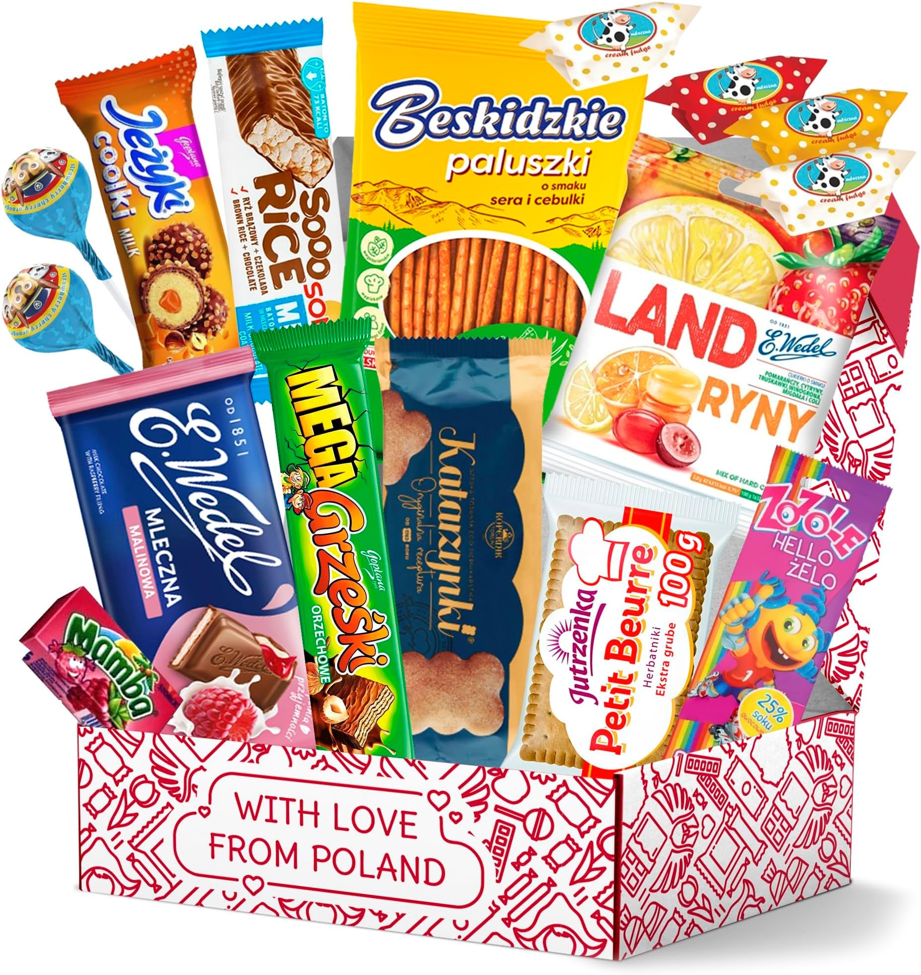 Amazon.com : TASTE OF POLAND SWEET BOX Packing by Granda 3.5 lb ...