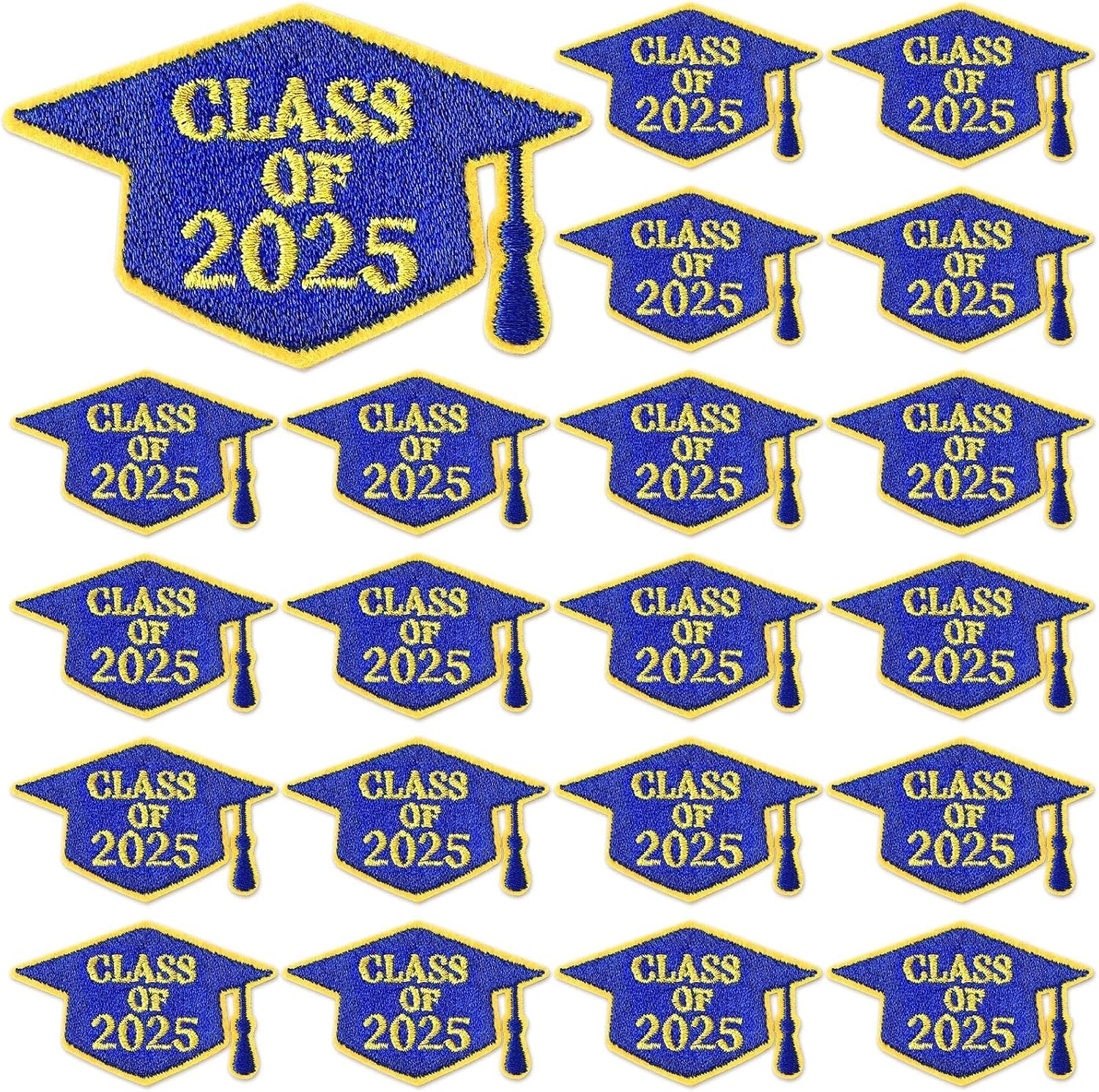 Amazon.com: 30pcs Graduation Iron on Patches Graduation Cap Souvenir ...