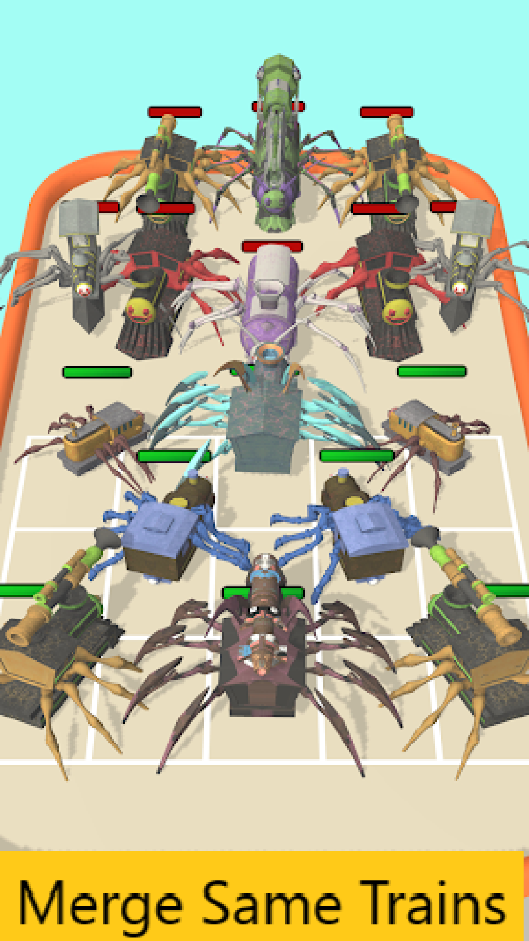 Spidey Train Merging Game - Merge Train Spider Game - Monster Train ...