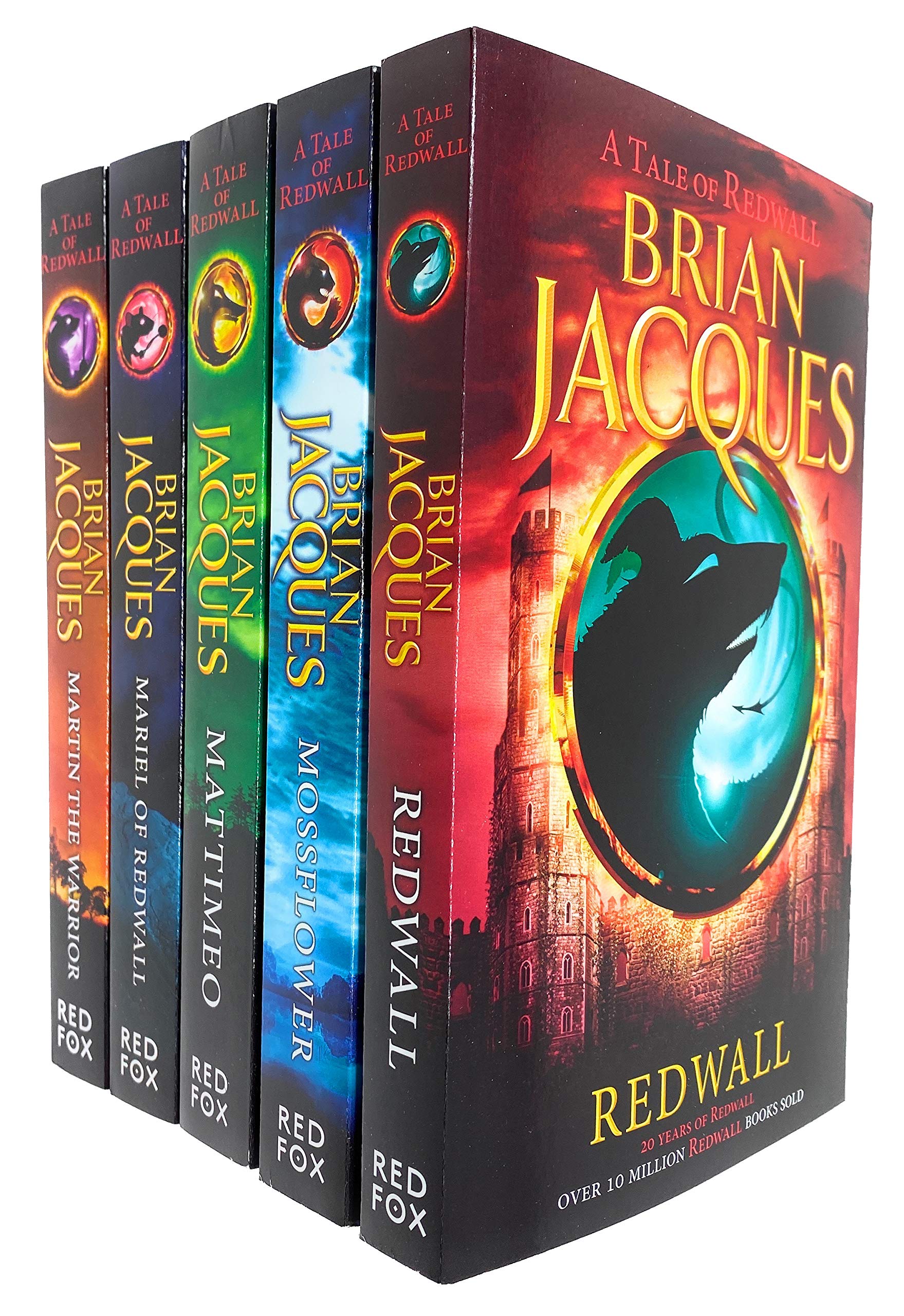 Brian Jacques Redwall Series 5 Books Collection Set (Redwall ...