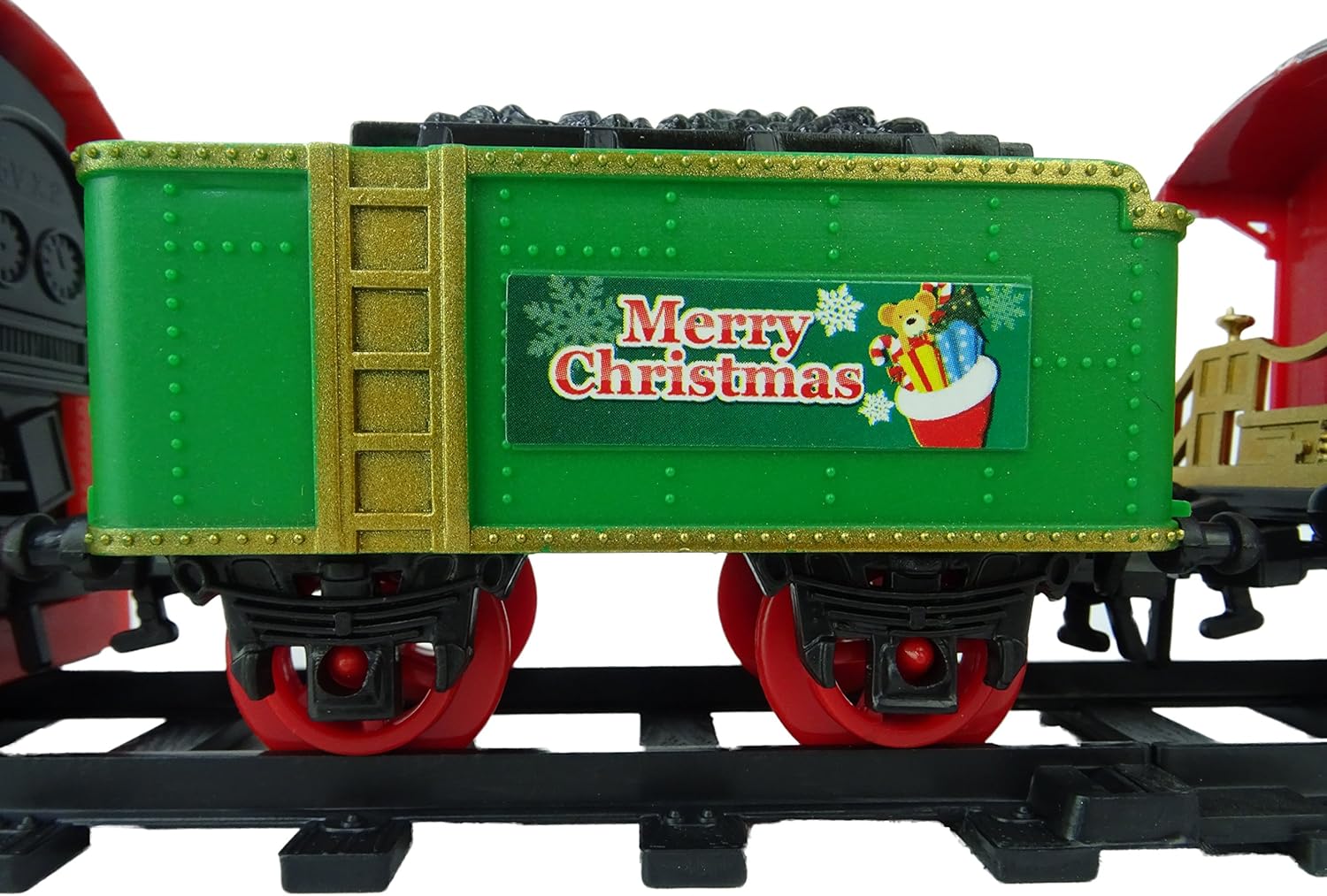 Toyland® 14 Piece Deluxe Christmas Train Set With Realistic Sound And ...