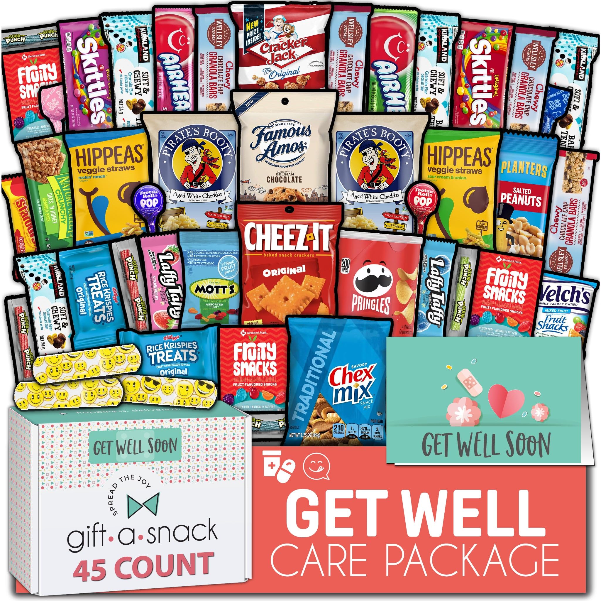 Amazon.com: Gift A Snack - Get Well Soon Snack Box Variety Pack Care ...