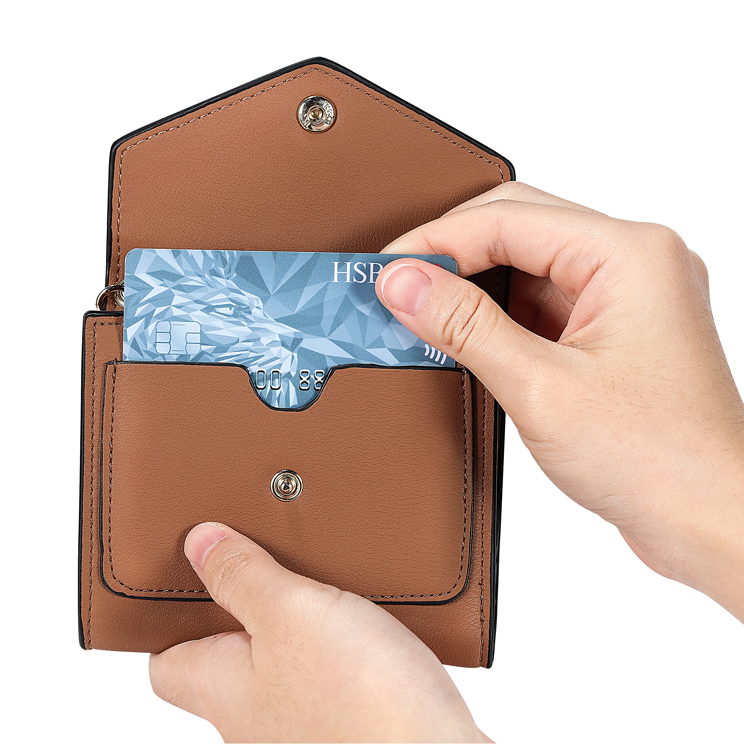 Snapklik.com : Gostwo Womens Small Wallet RFID Blocking Wallet Change ...