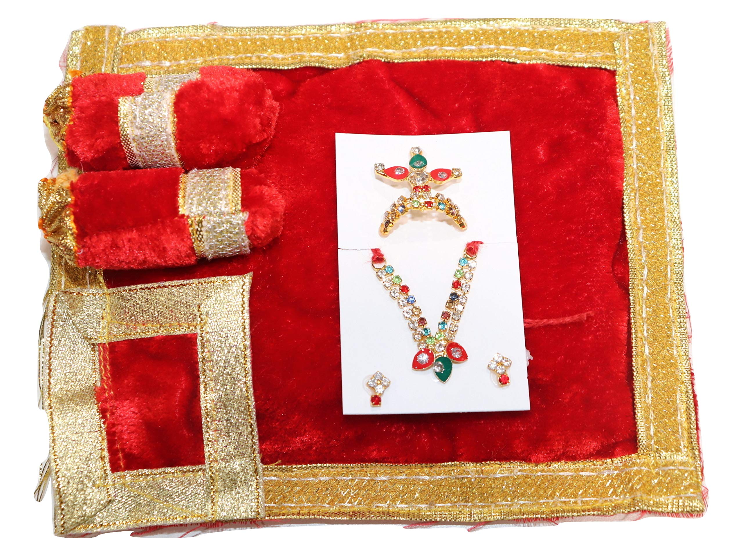 Buy Reliable Laddu Gopal Peacock Feather Mukut Set Bal Gopal /Kanha Ji ...