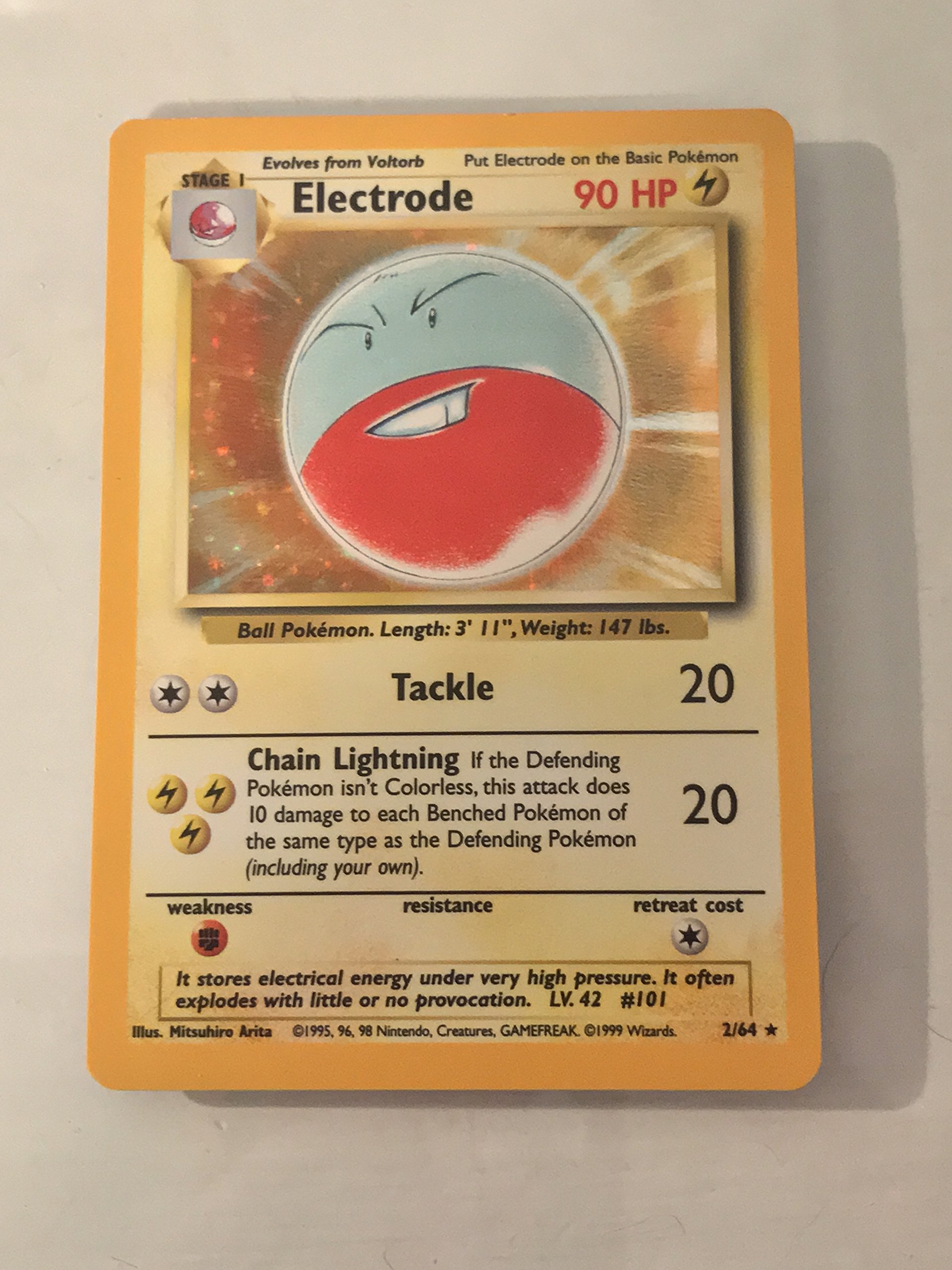 Electrode Pokemon Card