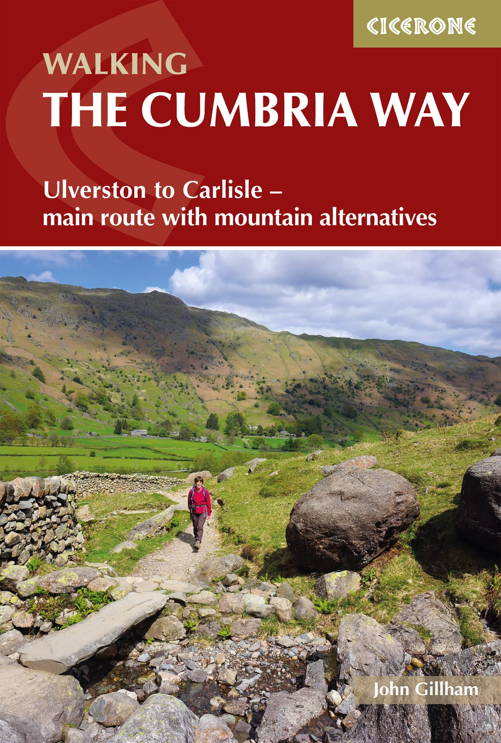 Walking The Cumbria Way: Ulverston to Carlisle - main route with ...