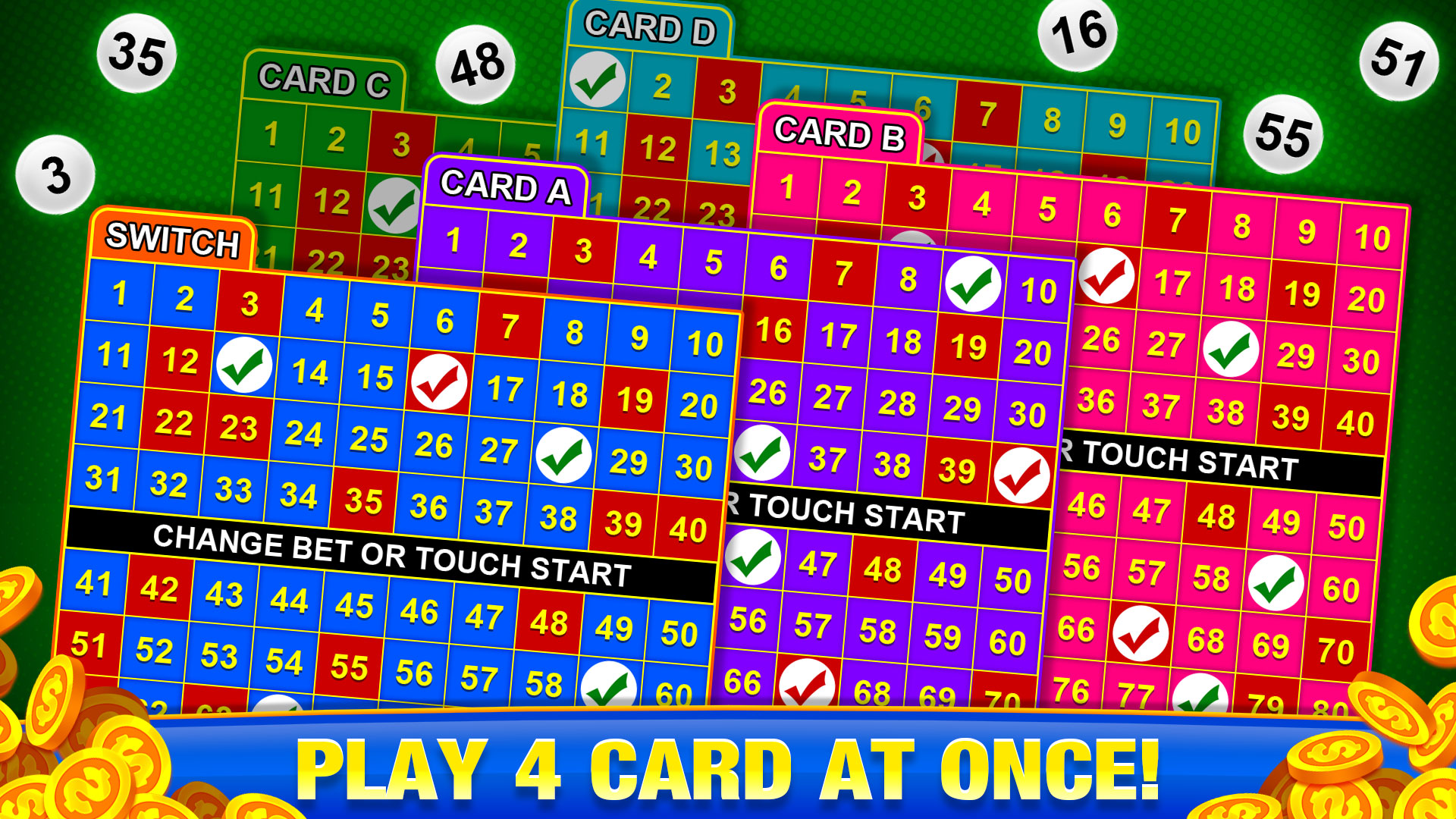 Keno: 4 Card Keno - Free Keno Casino Games, keno games free for kindle ...