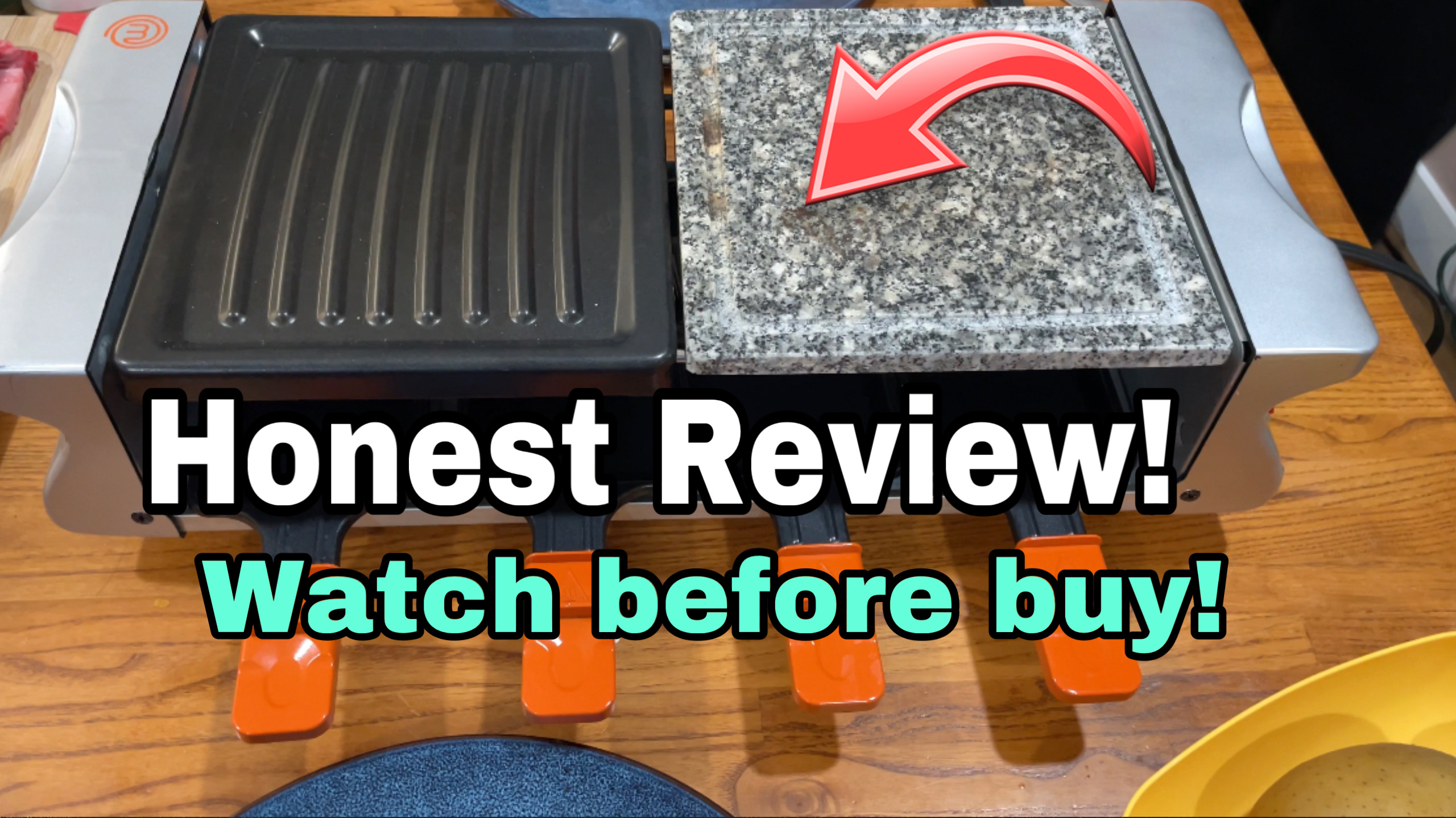 Watch Honest Review- MasterChef Dual Raclette Table Grill on Amazon Live