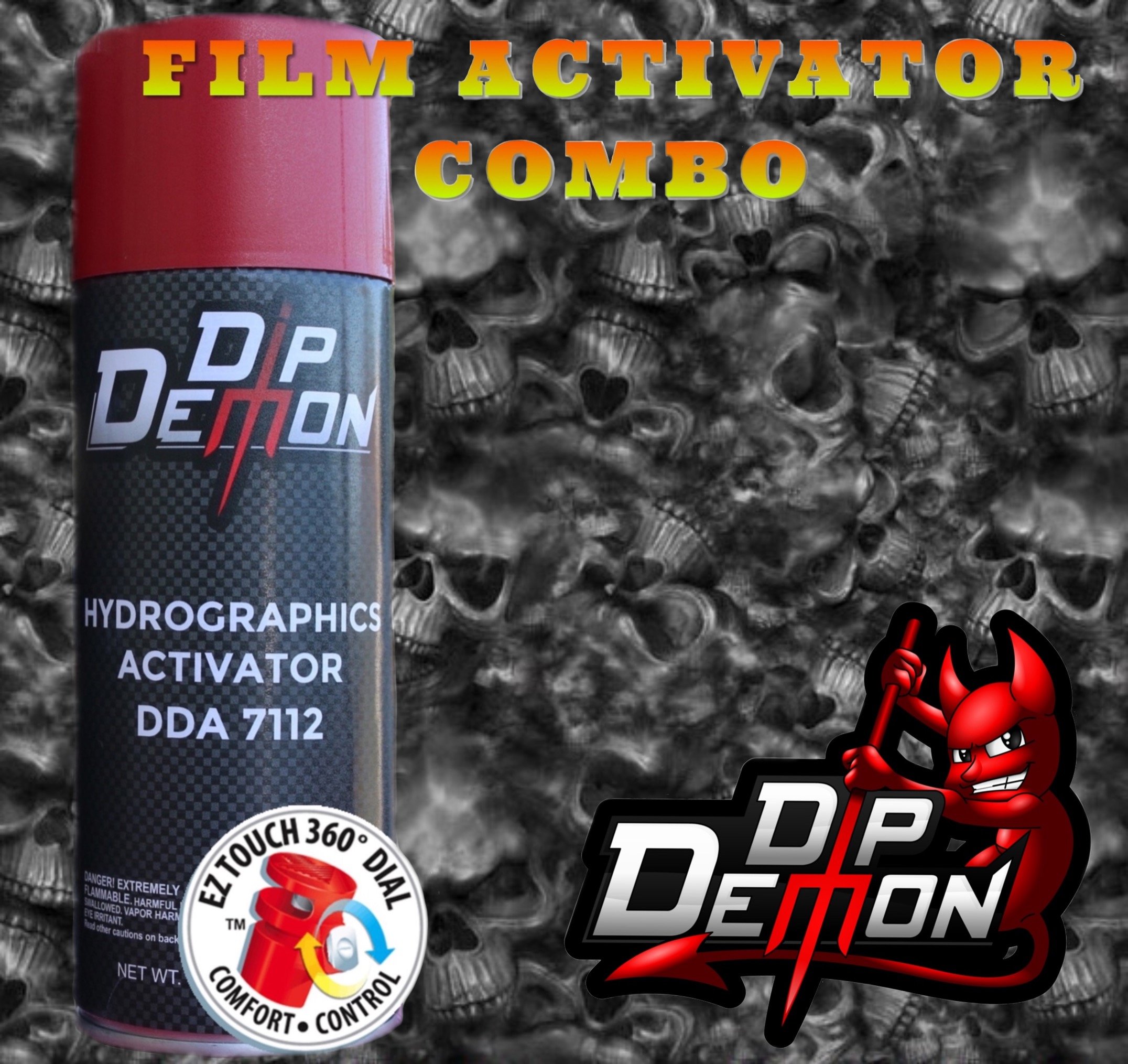 Amazon.com: Reaper Skulls Hydrographic Water Transfer Film Activator ...