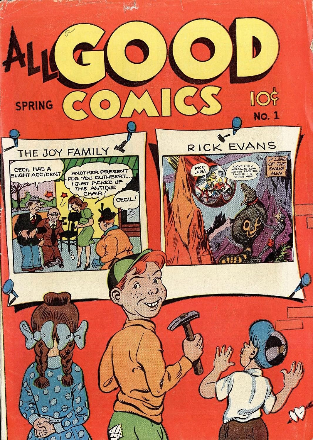 Amazon.com: POSTER comics cover Fox Feature Syndicate Giants All Good ...