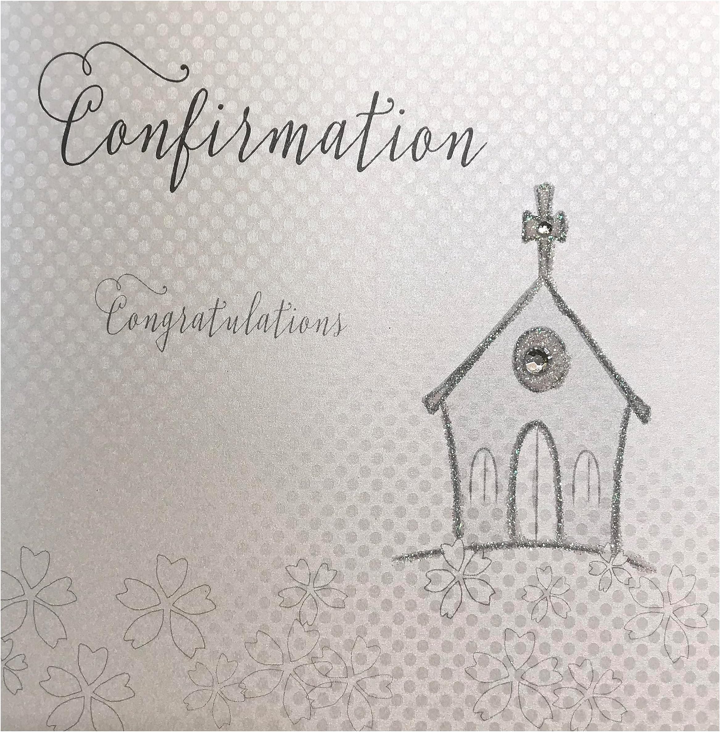 Old English Co. Special Confirmation Card for Girl or Boy - Gold Foil ...