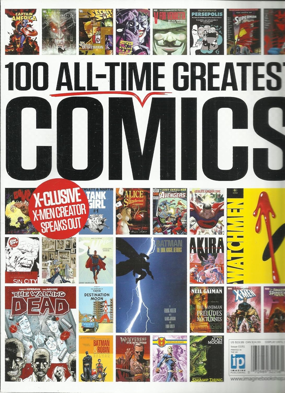Amazon.com: 100 ALL-TIME GREATEST COMICS MAGAZINE REVISED EDITION, 2015 ...