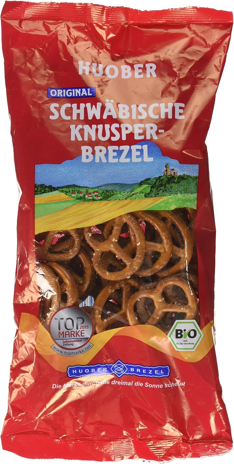 Huober Mini-Bretzels Bio 175 g - Lot de 10 : Amazon.fr: Epicerie