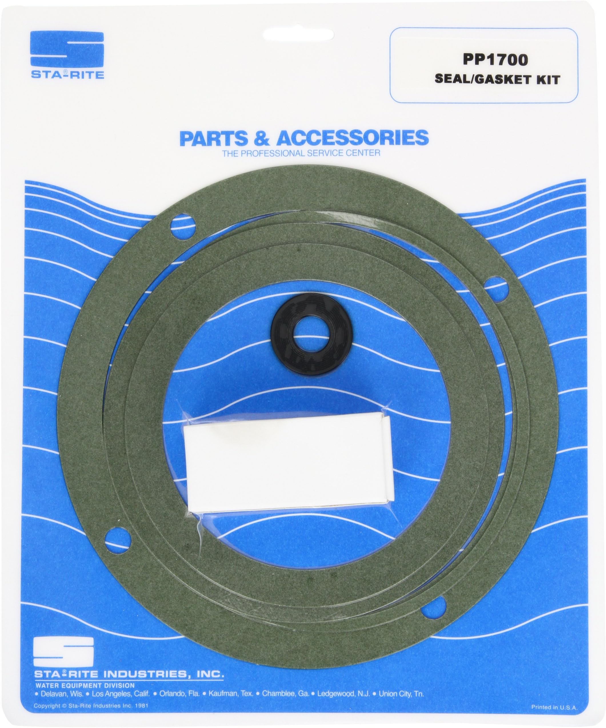 Amazon.com: Pentair PP1700 Seal Gasket Replacement Kit Sta-Rite Pool ...