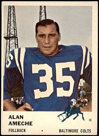 Amazon.com: 1961 Fleer # 31 Alan Ameche Baltimore Colts (Football Card ...